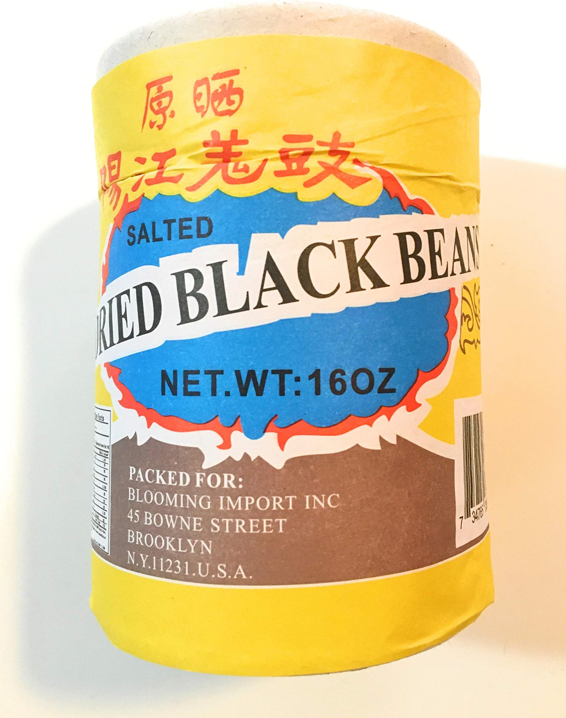 Amazon.com : Yang Jiang Preserved Black Beans With Ginger, 1lb. : Black ...