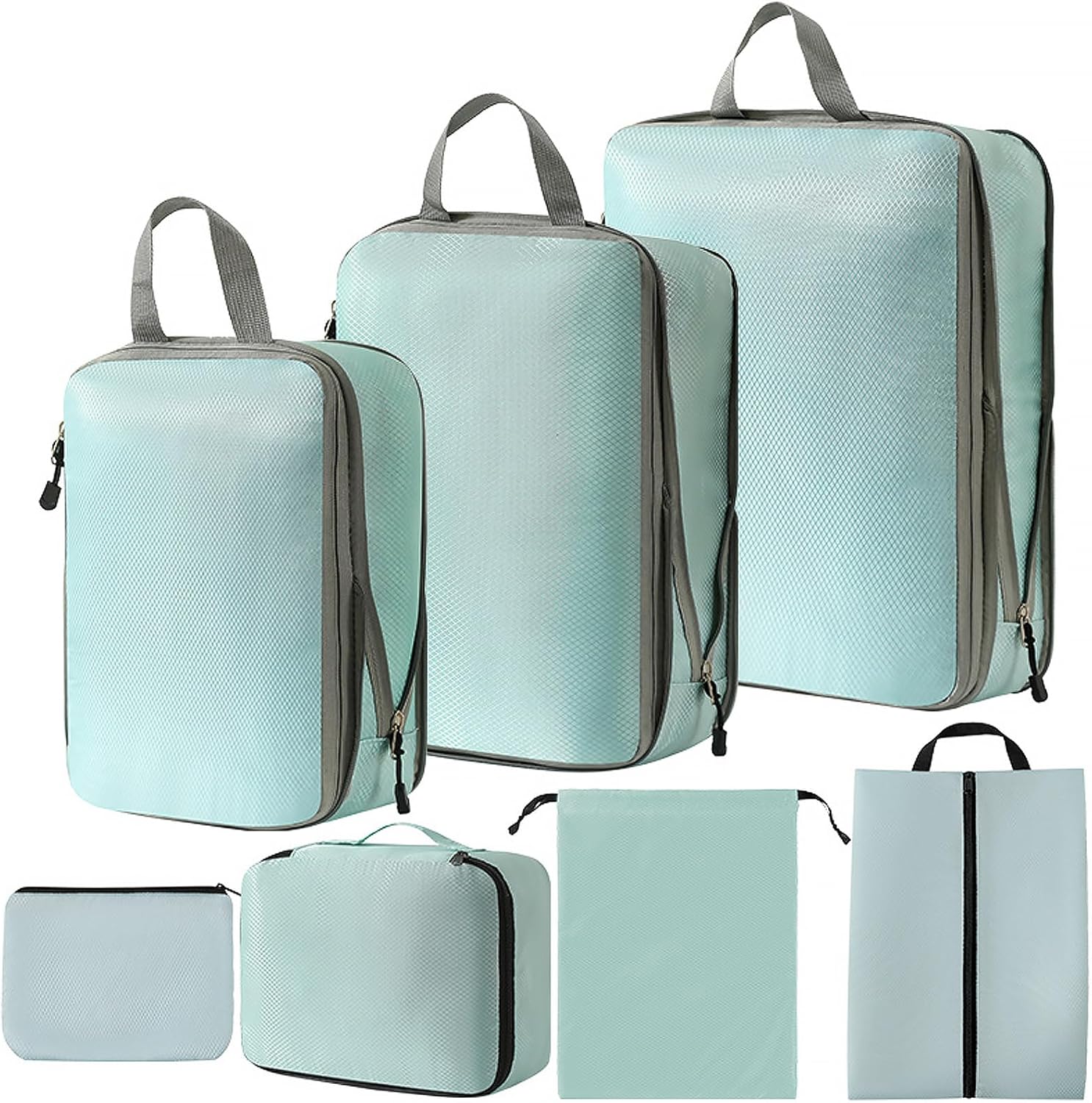 Hap Tim Compression Packing Cubes Travel Organizer, 7 Set Packing Cubes ...