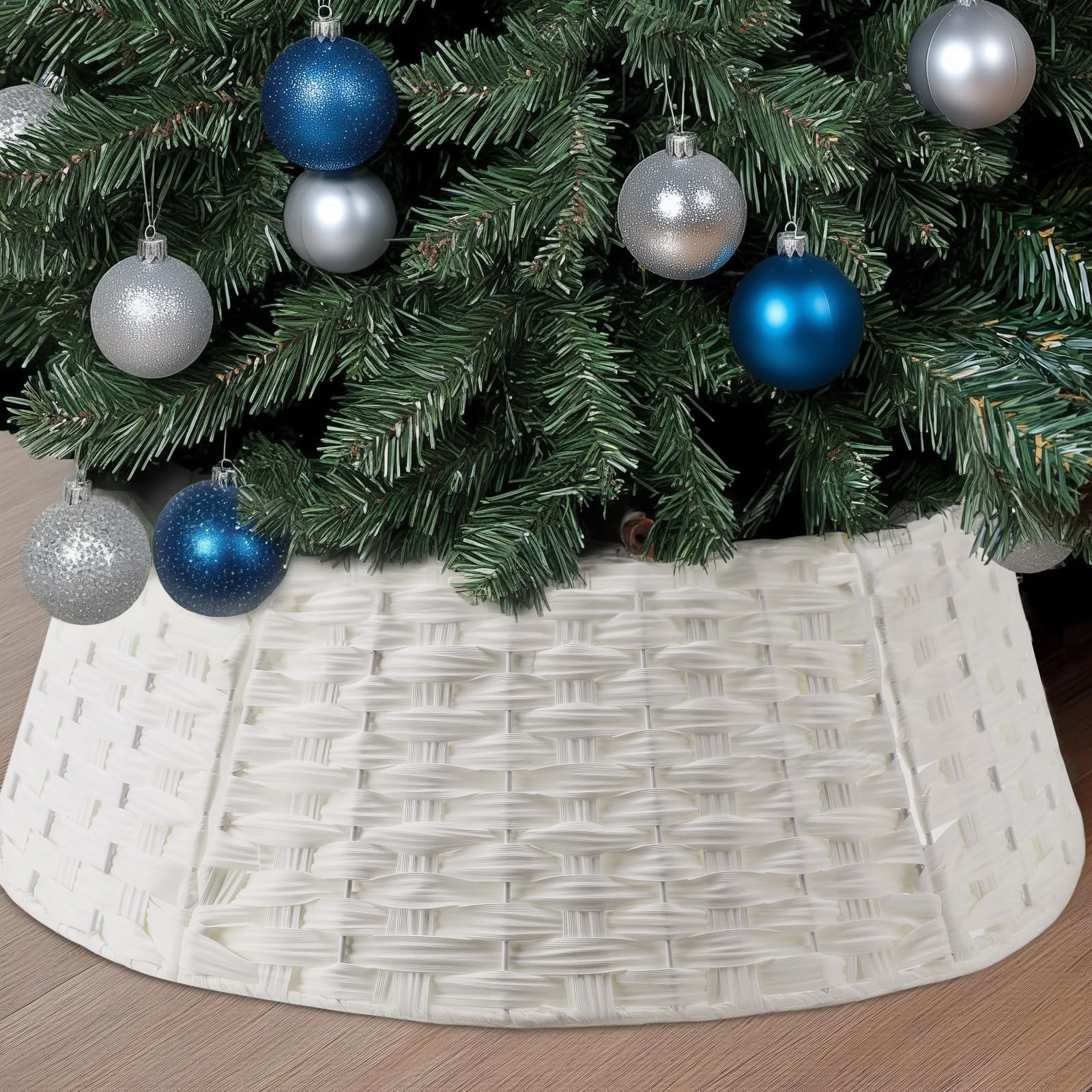 Amazon.com: AXHJ Christmas Tree Collars for Pencil Trees, Plastic ...