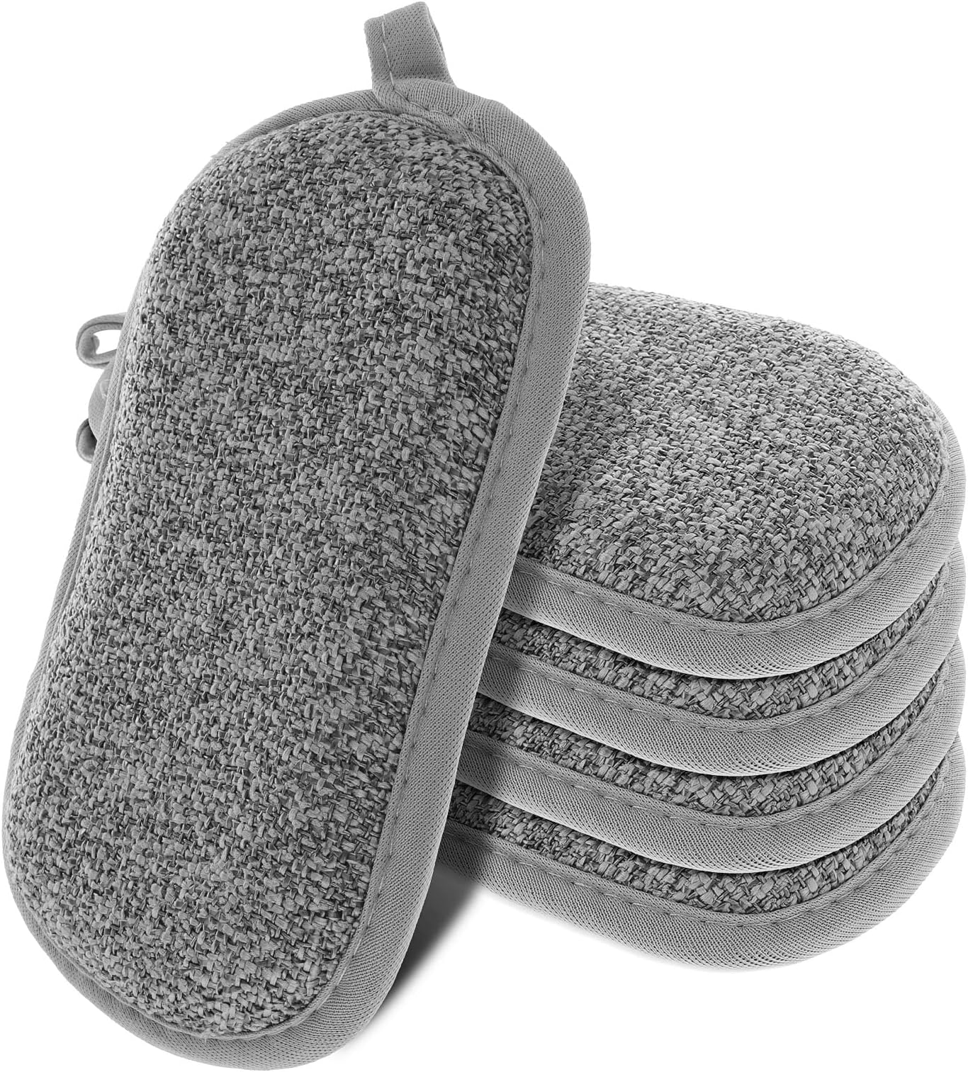 Amazon.com : Sibba Sponges Scrub Dish Scrubber Kitchen 5 Pieces Soft ...