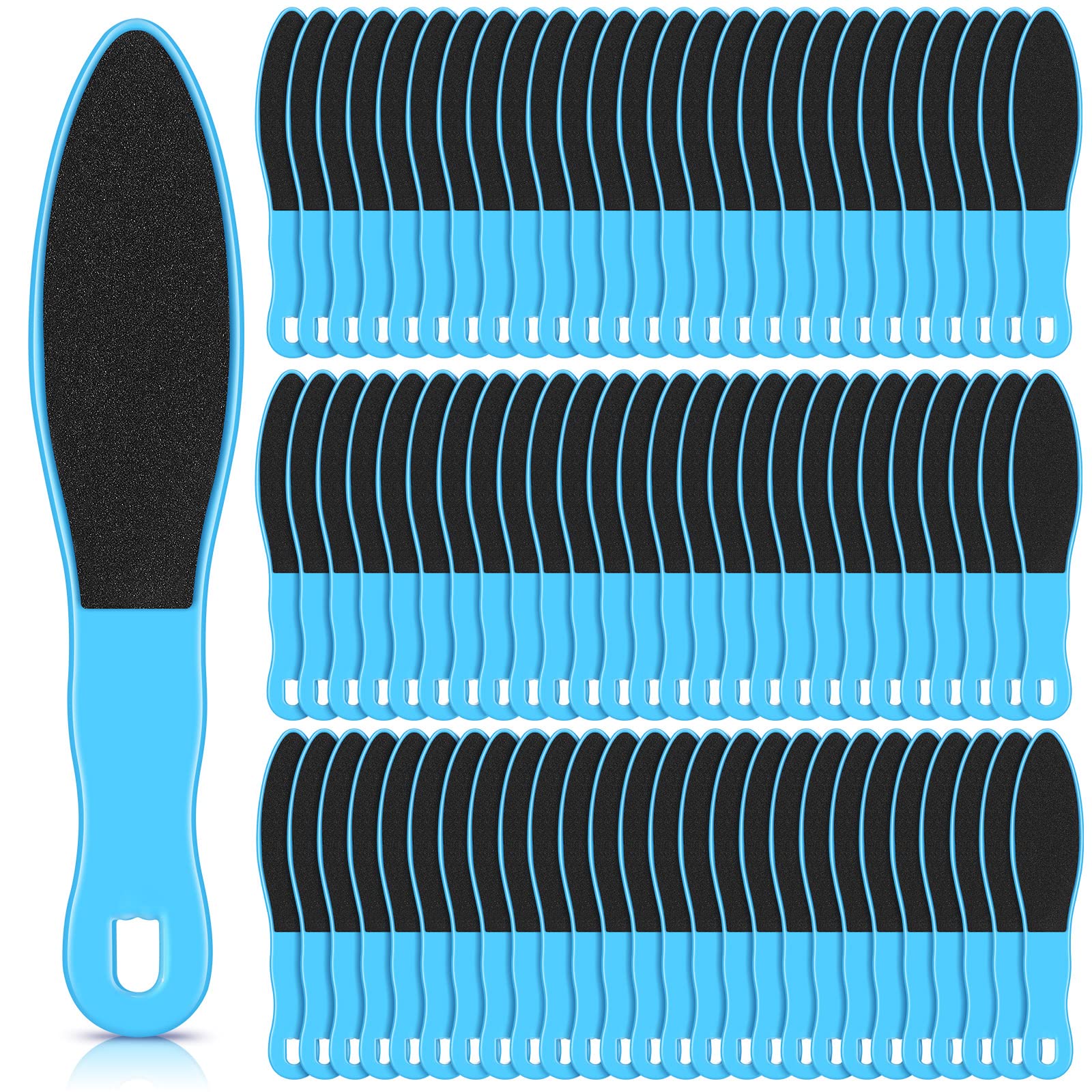 Amazon.com : 100 Pcs Pedicure Foot File Double Sided Callus Remover ...