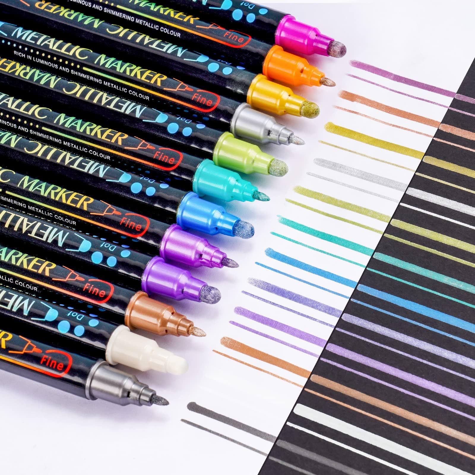 Amazon.com : We R Memory Keepers Pigment Drawing Pens Multicolor 36 ...