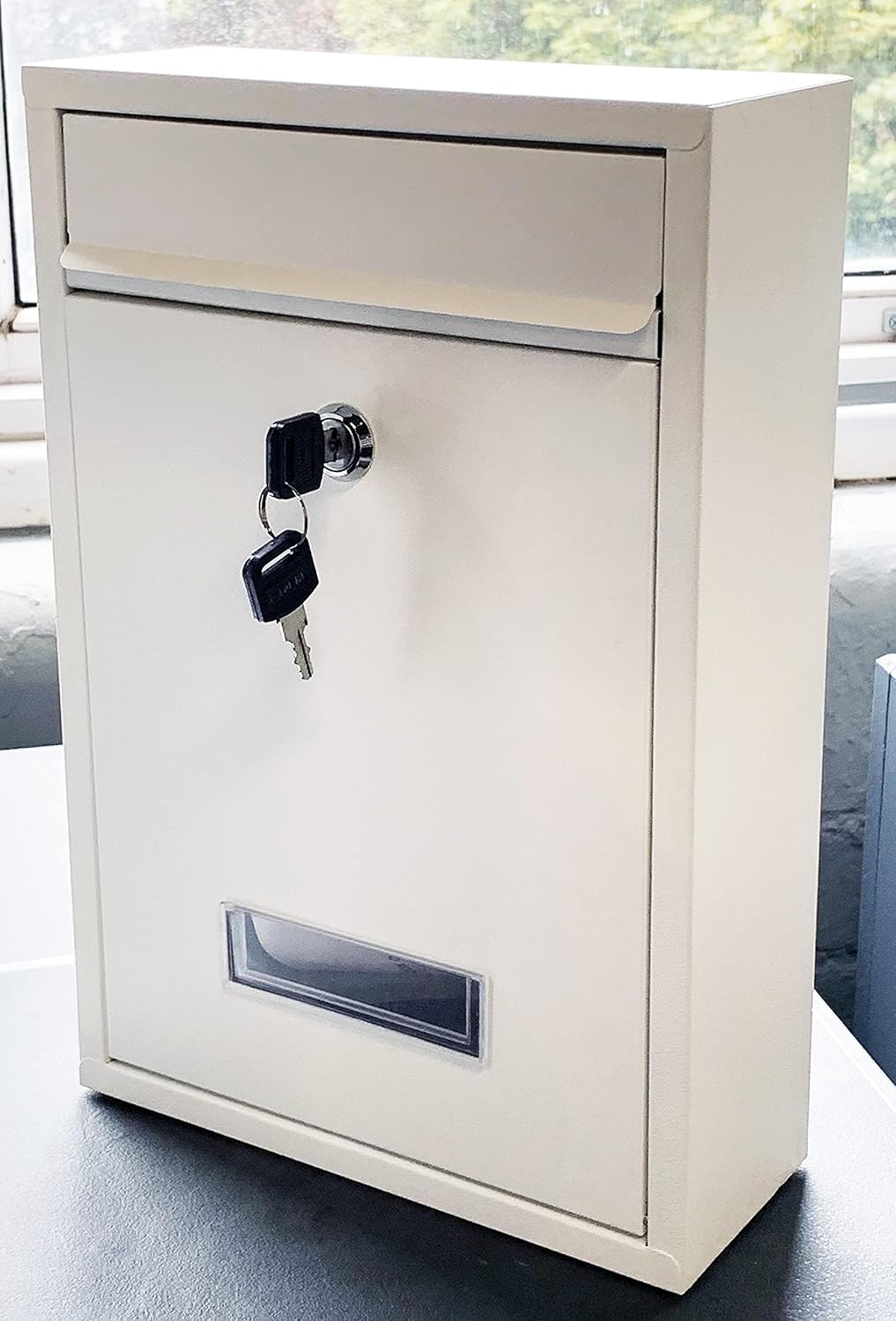 Buckingham 40075 Wall Mounted Steel Lockable Mail, Post, Letter Box ...