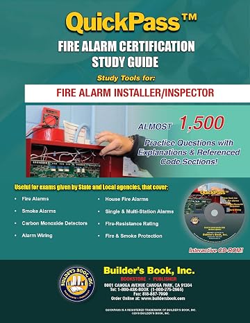 Amazon.com: Fire Alarm Certification Exam QuickPass Study Guide Based ...