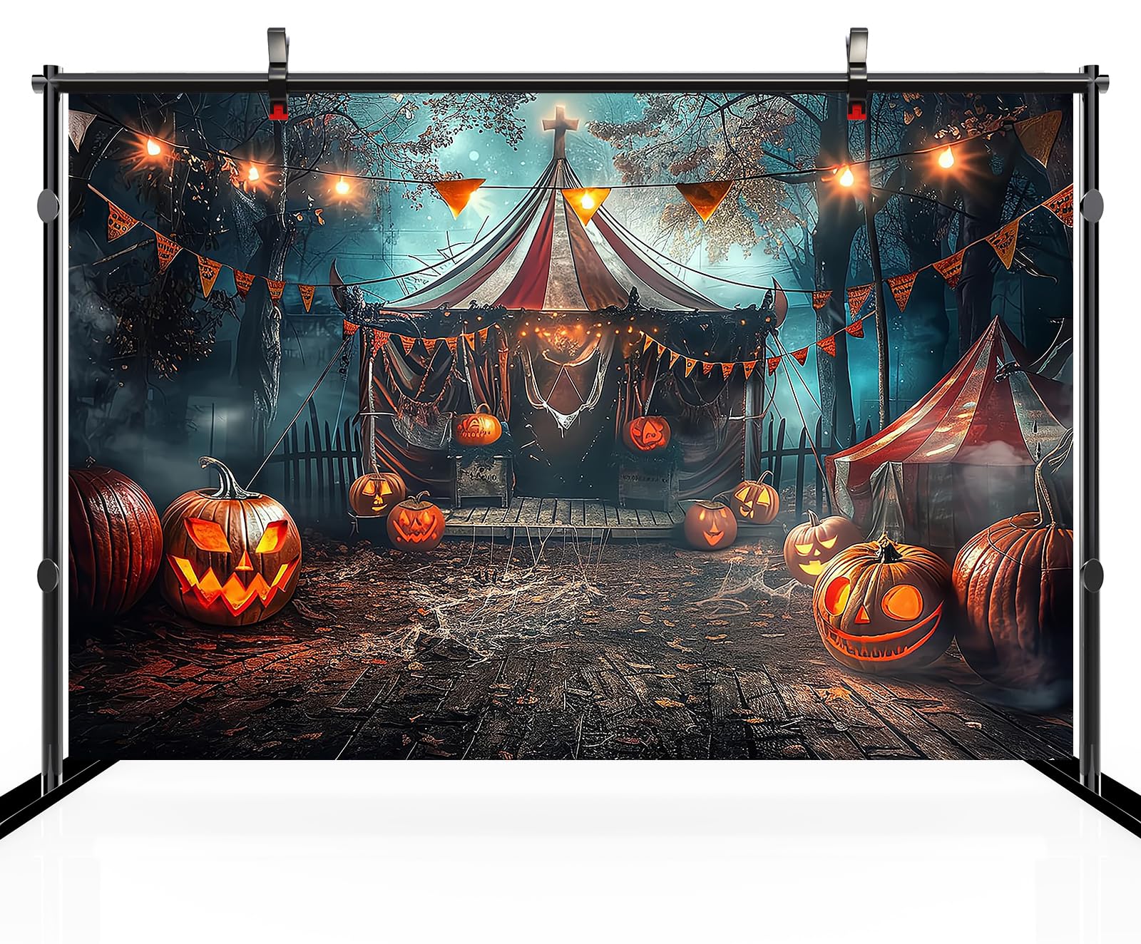 Creepy Halloween Wedding Reception Background Personalised Foldout