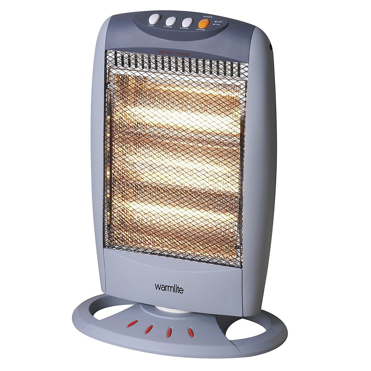 Warmlite WL42005 3 Bar Halogen Heater with Carry Handle, Safety Tip ...