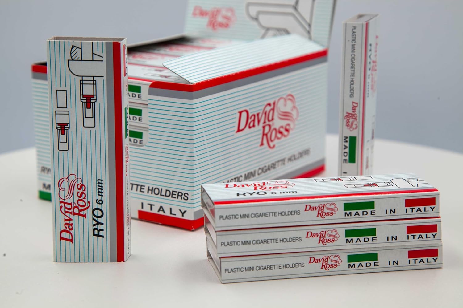 David Ross Ryo slim 6mm tar filters for Slim Cigarettes, Disposable ...
