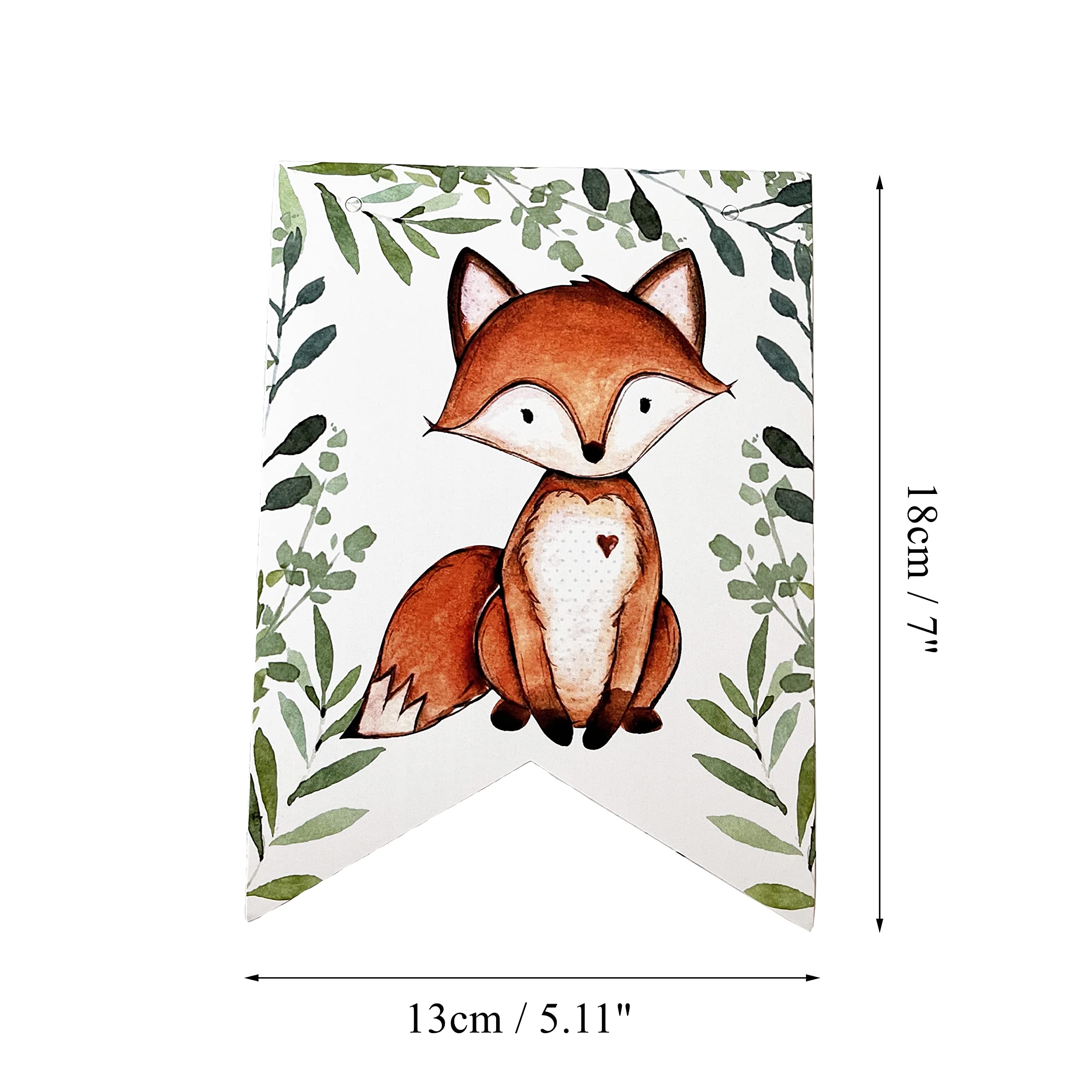 Snapklik.com : Happy Birthday Banner Woodland Animal Jungle Theme ...