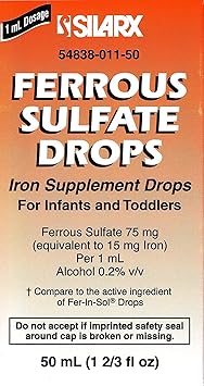 Amazon.com: FERROUS SULF DROPS 15MG/ML*SIL 50 ML : Health & Household