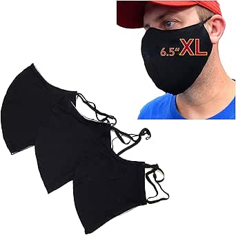 Amazon.com: ICYROSE 3 Pack XXL 7"/ XL 6.5" Extra Large Face Mask Big ...
