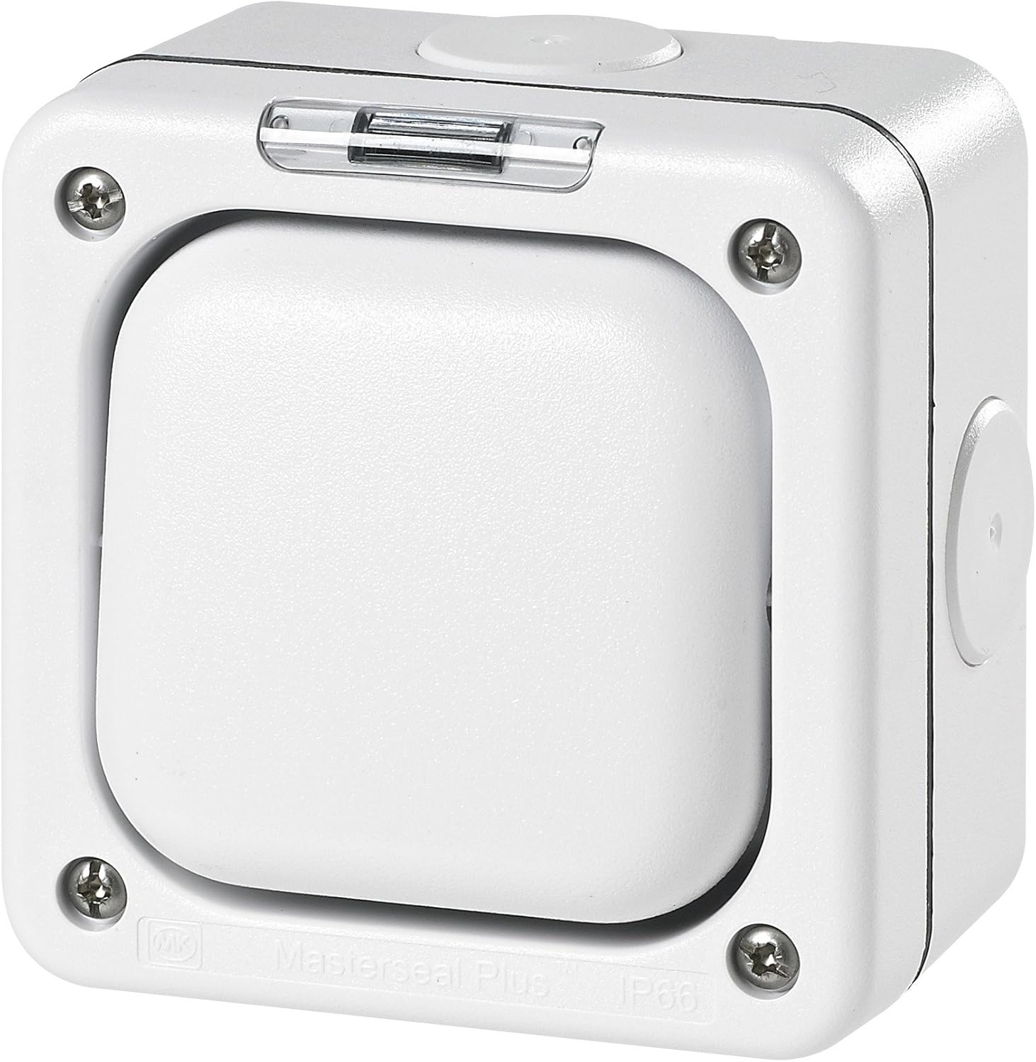 MK Masterseal Plus K56406WHI 10 amp 1-Gang Double-Pole 1-Way Switch ...