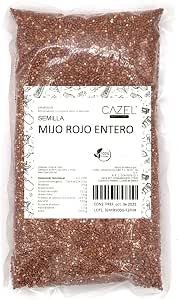 Mijo Rojo Entero Premium 1kg : Amazon.com.mx: Alimentos y Bebidas