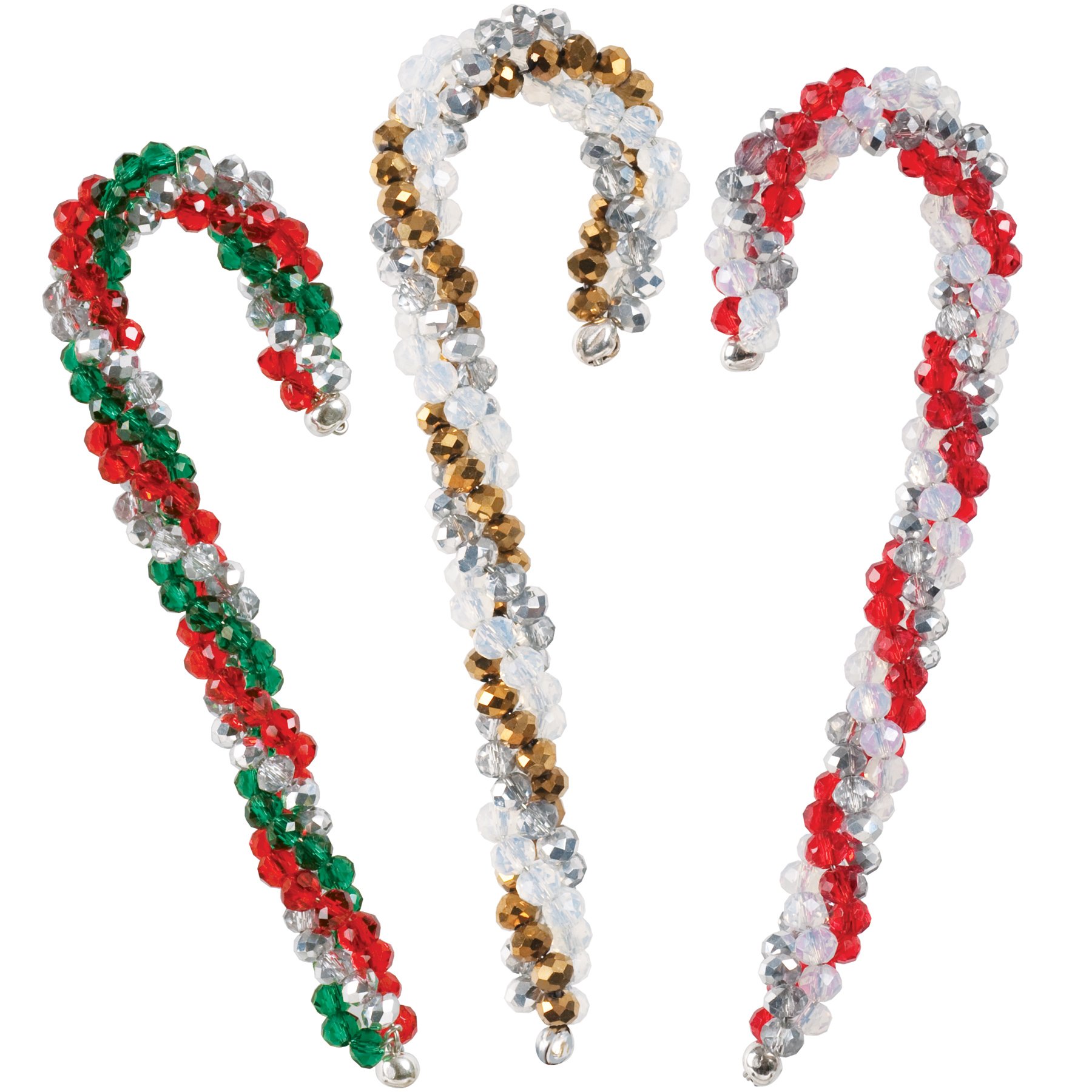Amazon.com: Solid Oak Crystal Candy Canes Ornament Kit, multi : Home ...