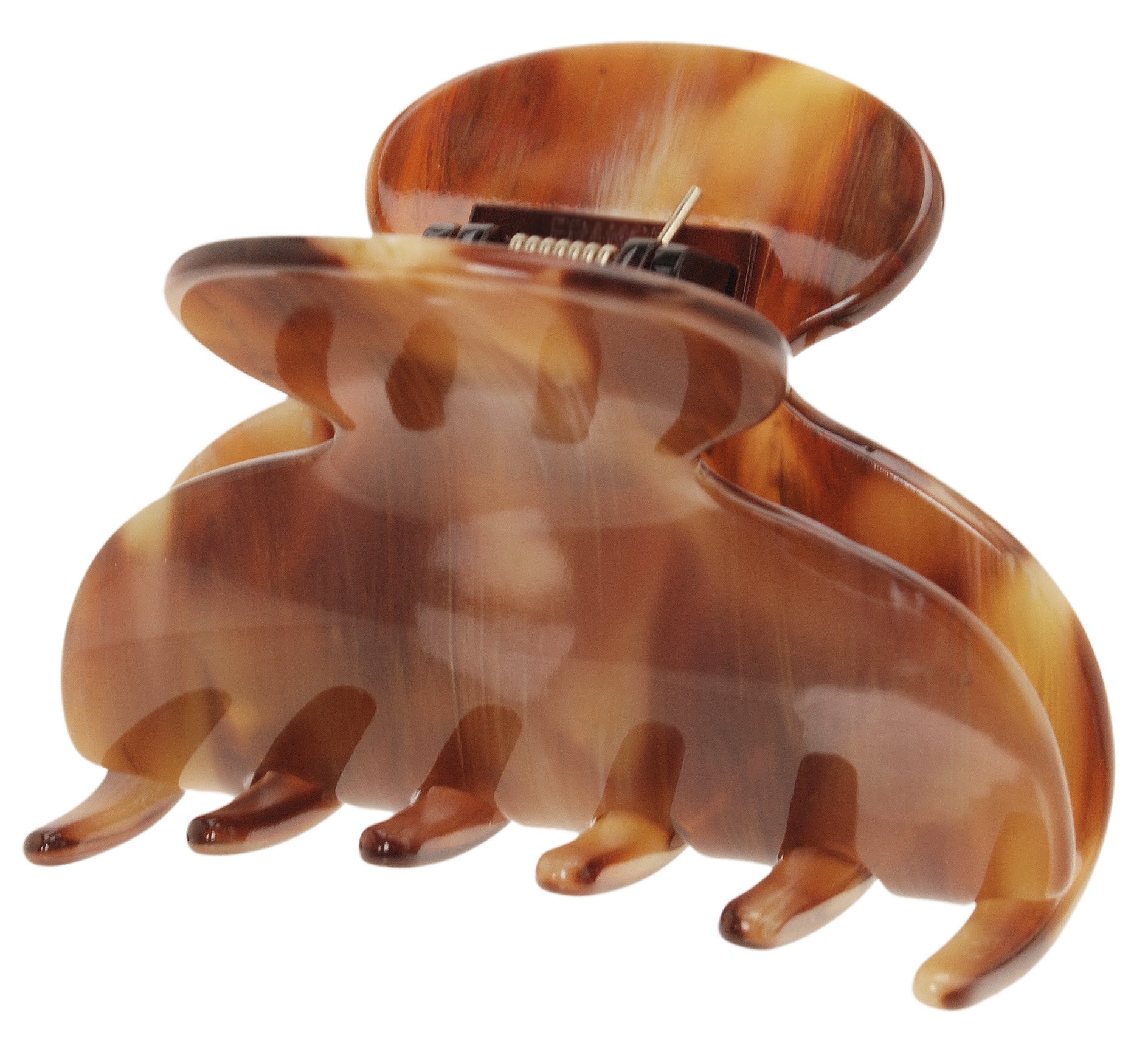 Amazon.com : France Luxe Small Couture Jaw - Caramel Horn : Hair Claws ...
