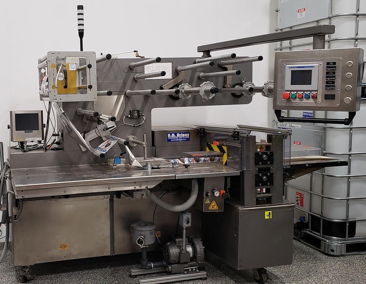 Amazon.com: Fully Automatic Horizontal Wrapping Flow Pack Packing ...