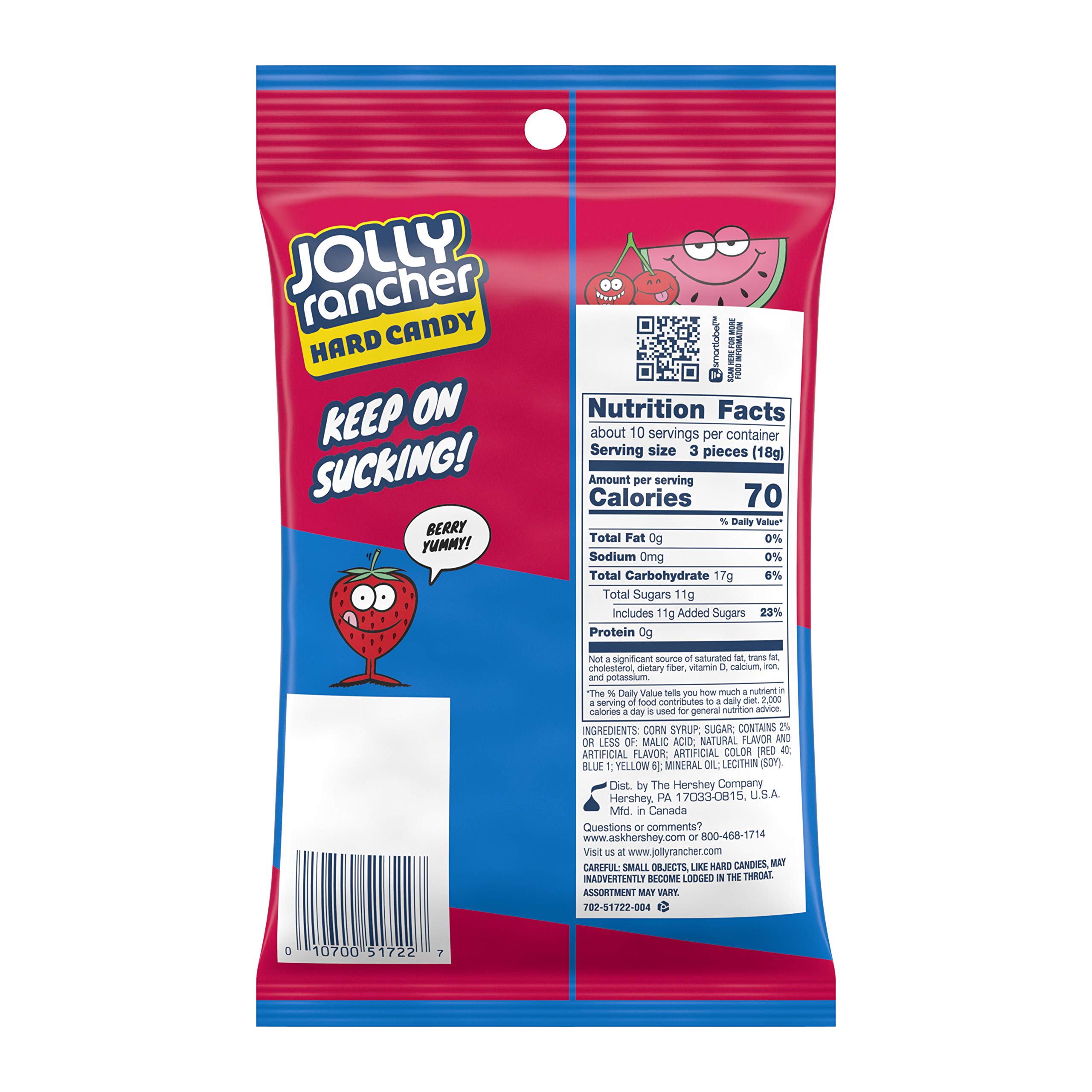 JOLLY RANCHER ¡Rojos impresionantes! Caramelos duros surtidos con sabor ...