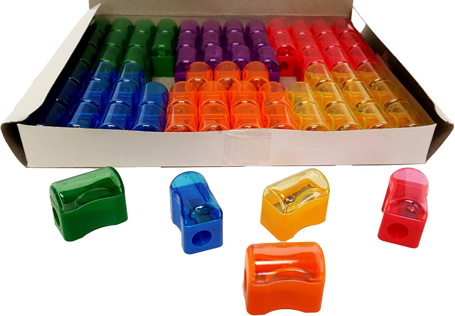 Amazon.com : Bulk Neon Pencil Sharpeners (72 Pack) : Office Products