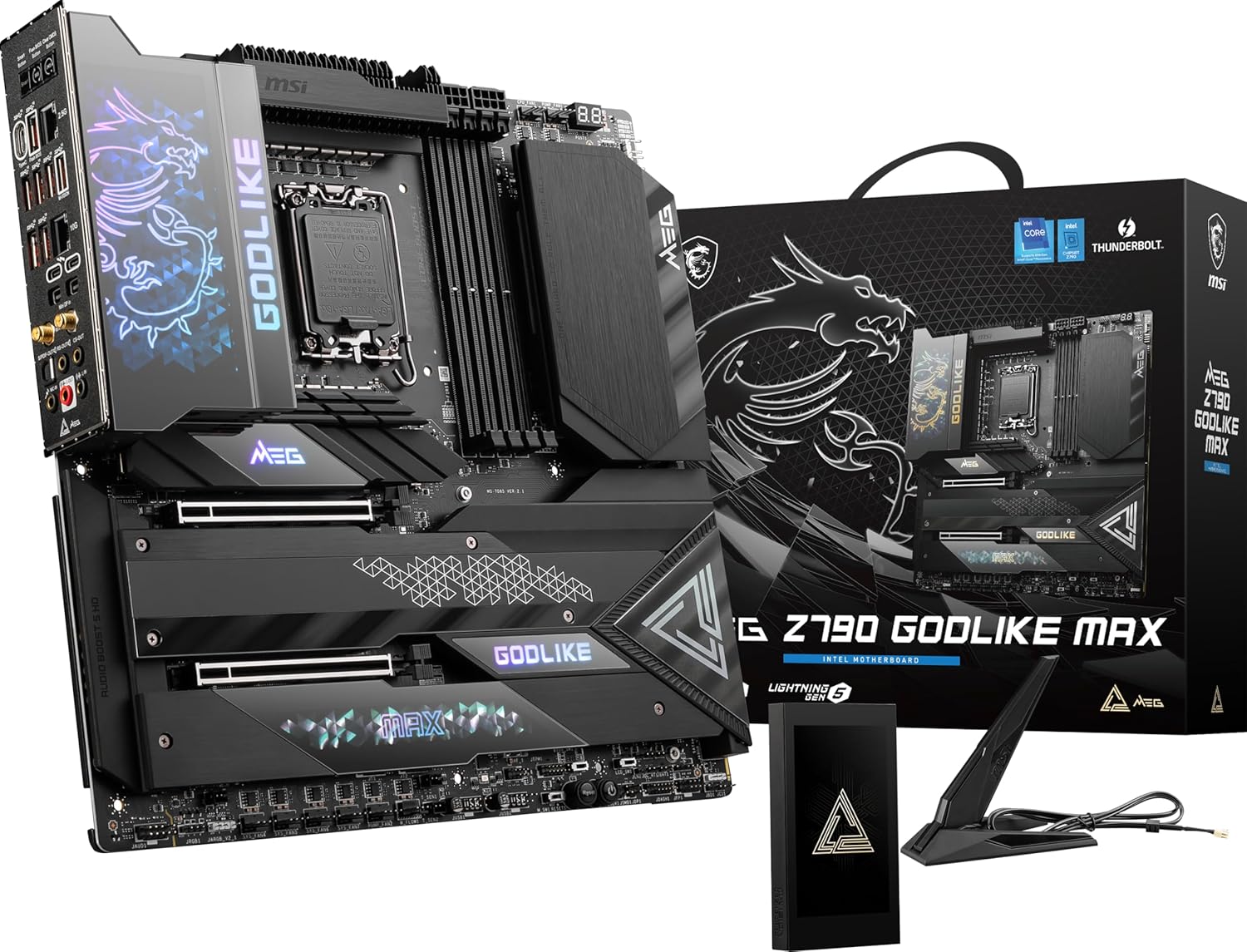 MSI MEG Z790 GODLIKE MAX Gaming Motherboard (Supports 12th/13th/14th ...