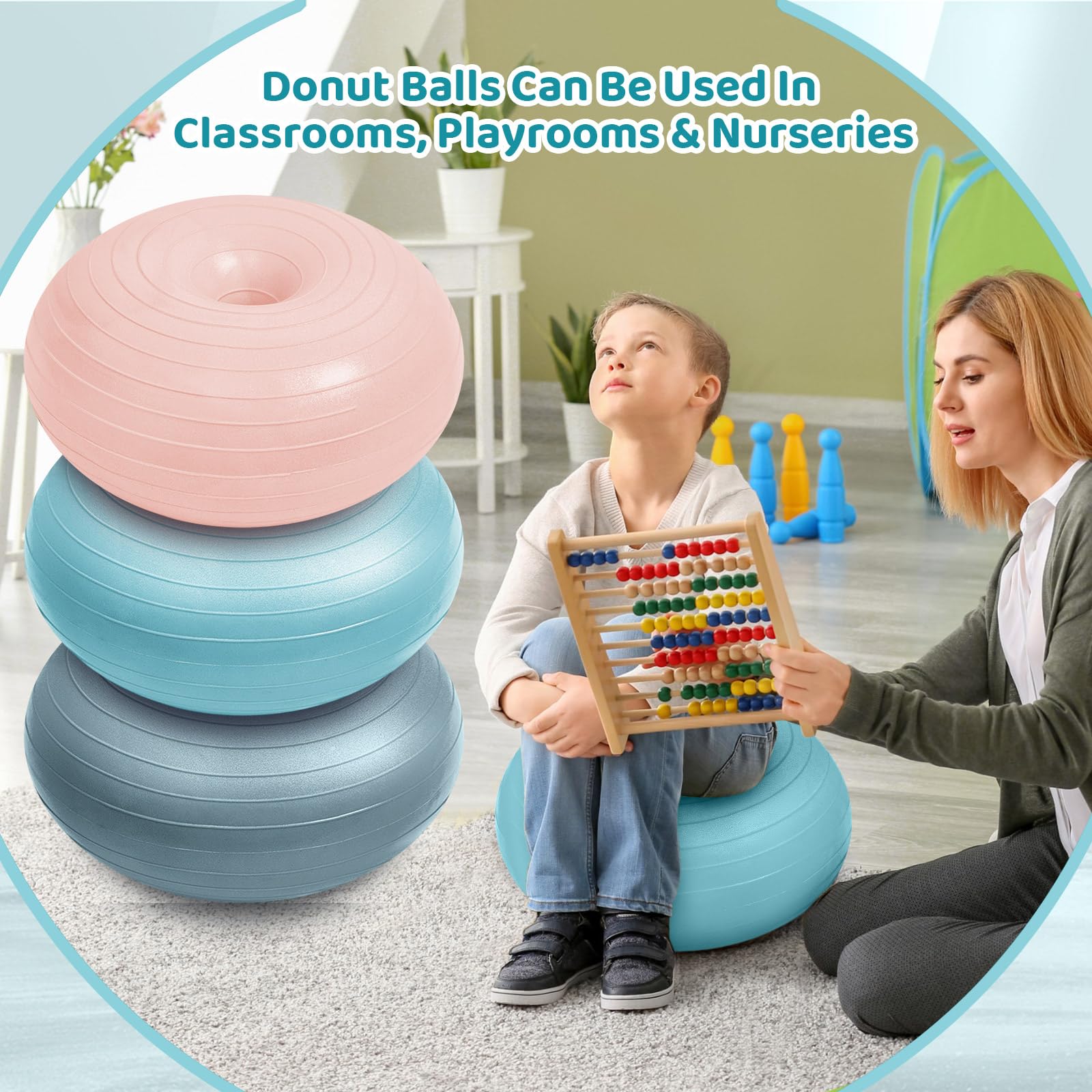 Snapklik.com : Lewtemi 6 Pcs Flexible Seating For Classroom Elementary ...