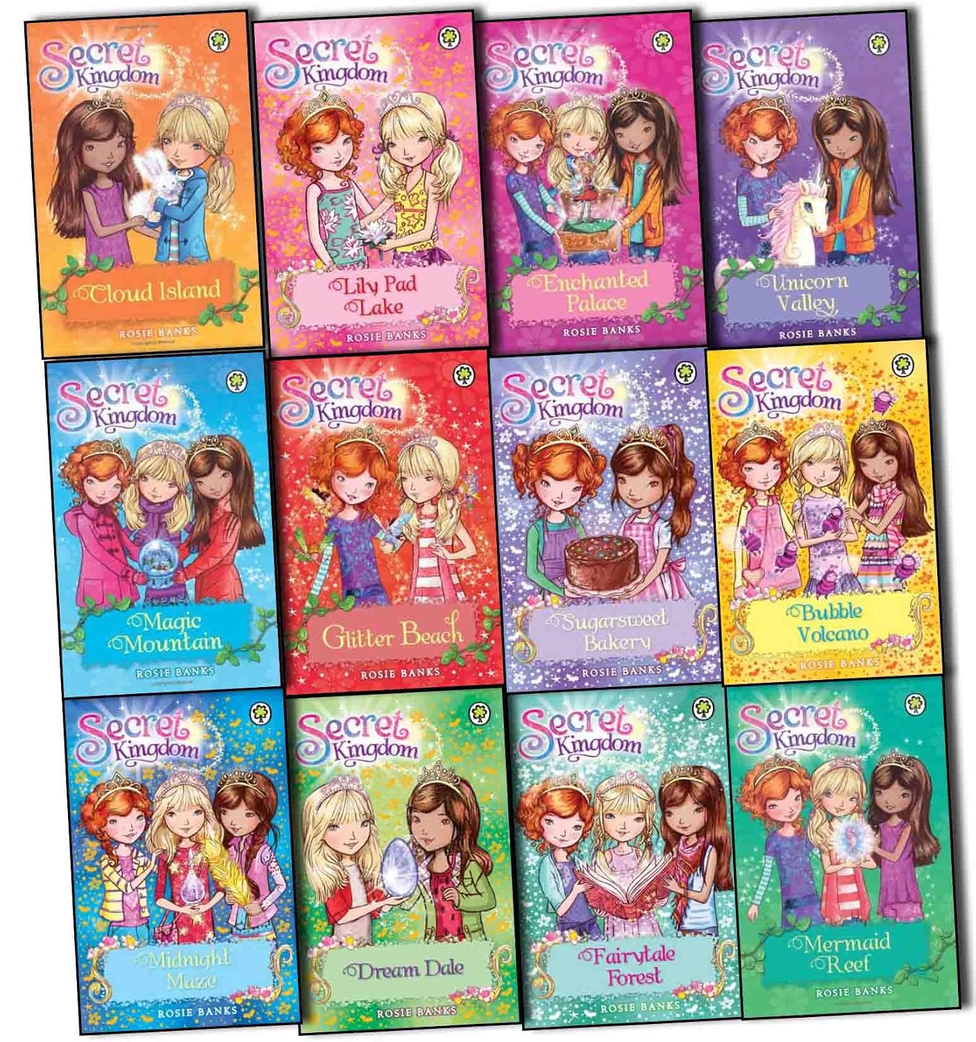 Secret Kingdom Series Collection 1 to 12 Books Set By Rosie Banks ...