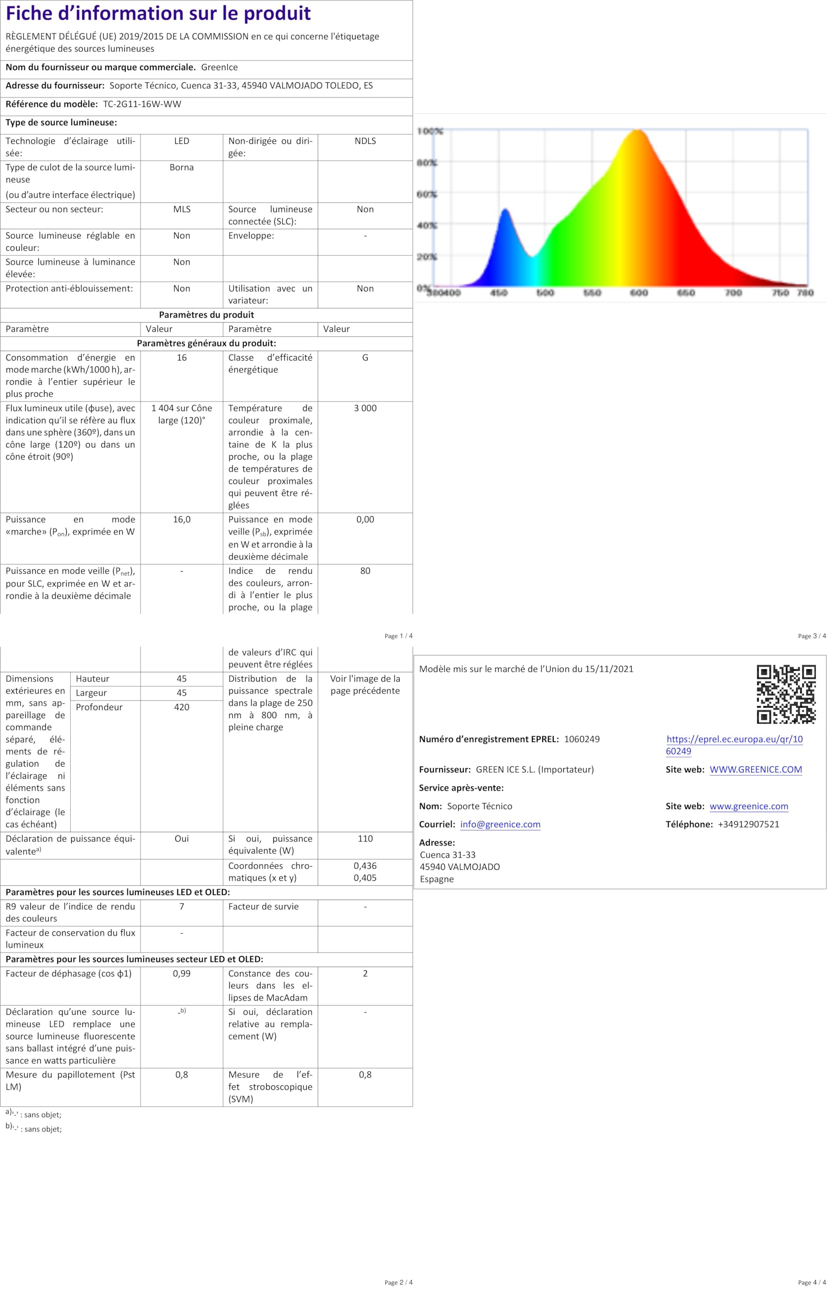Tube Fluo 2G7 12/24/230V 11W : Amazon.fr: Luminaires et Éclairage
