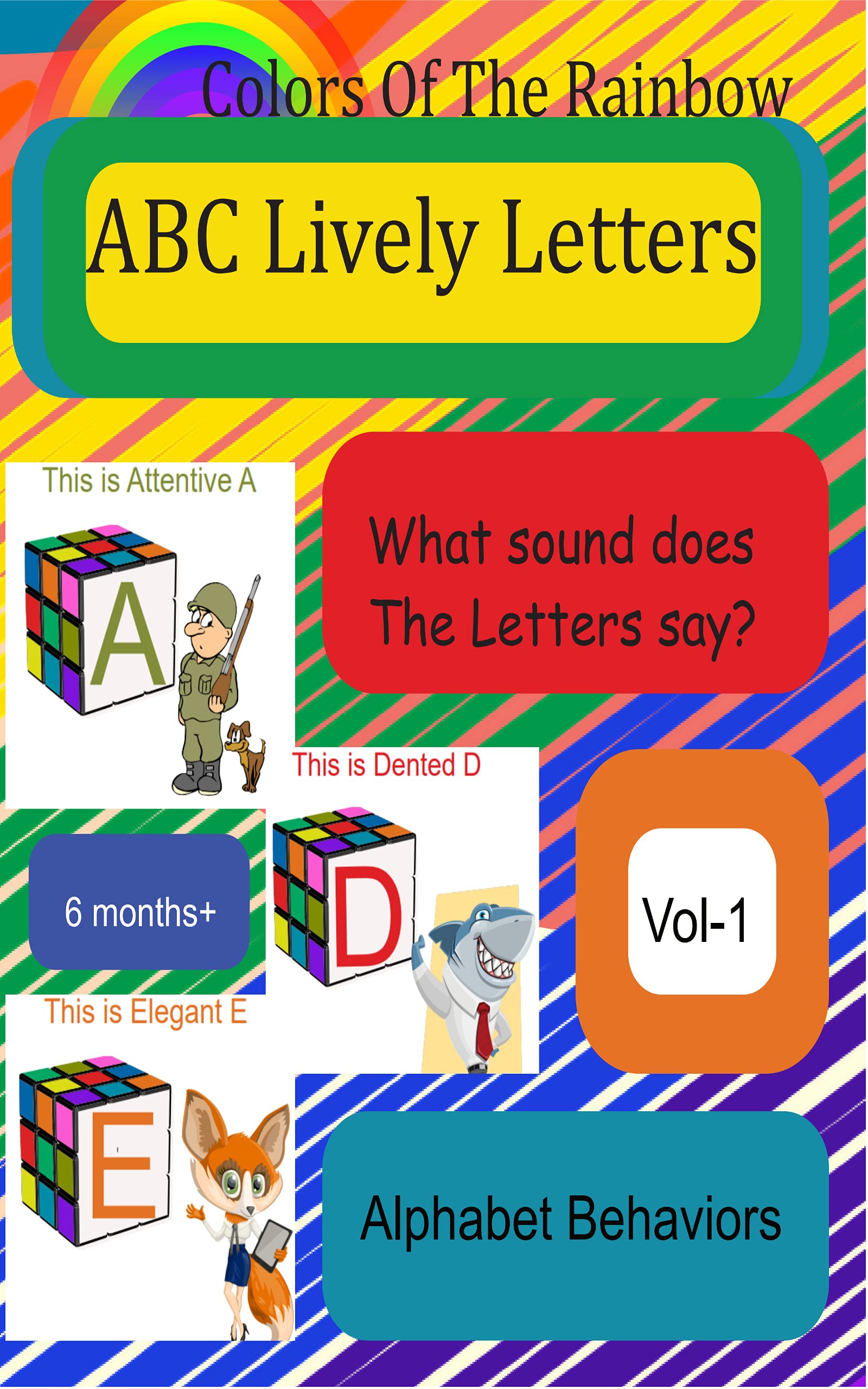 Buy ABC Lively Letters Colors of the Rainbow, Letter Sounds, Alphabet ...