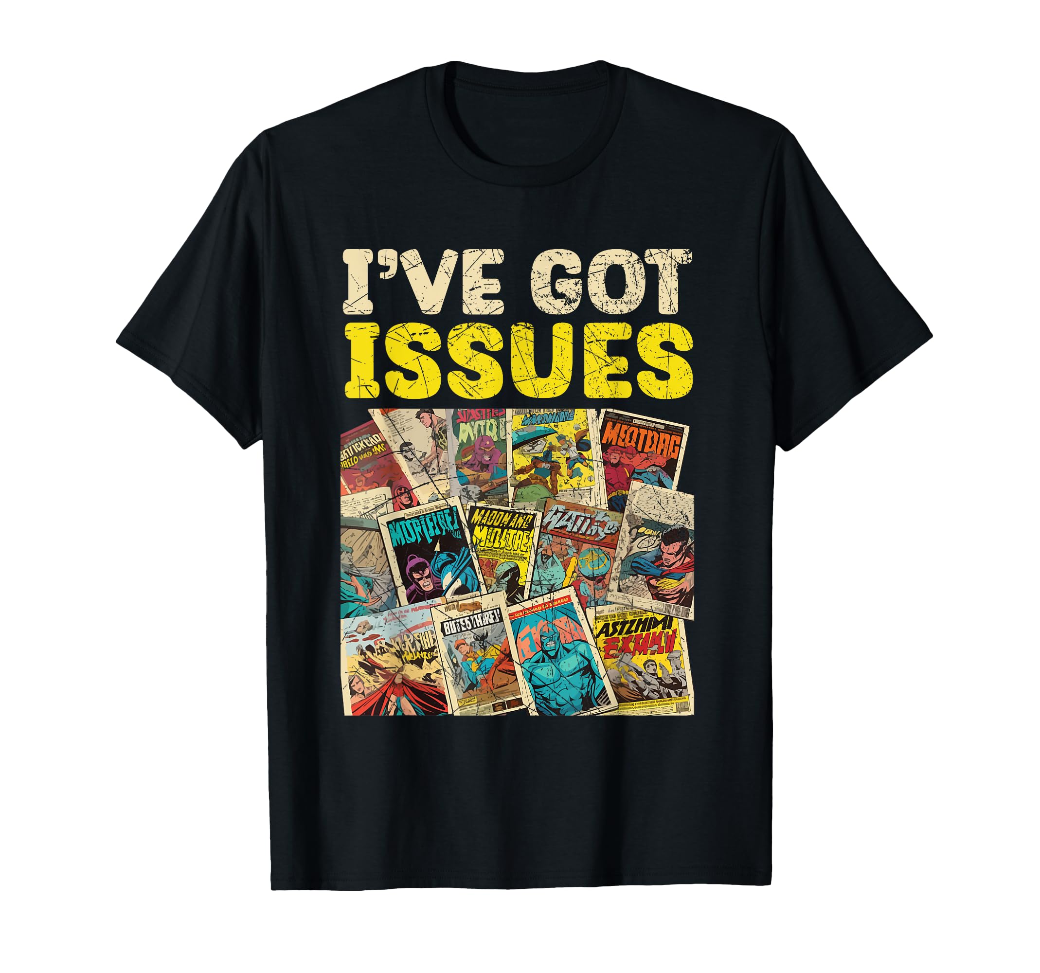 Amazon.com: Comic Collector Comic Reader Reading Comic Books T-Shirt ...