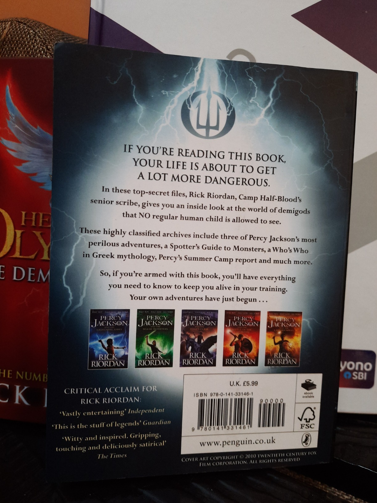 Percy Jackson: The Demigod Files (Film Tie-in) (Percy Jackson and the ...