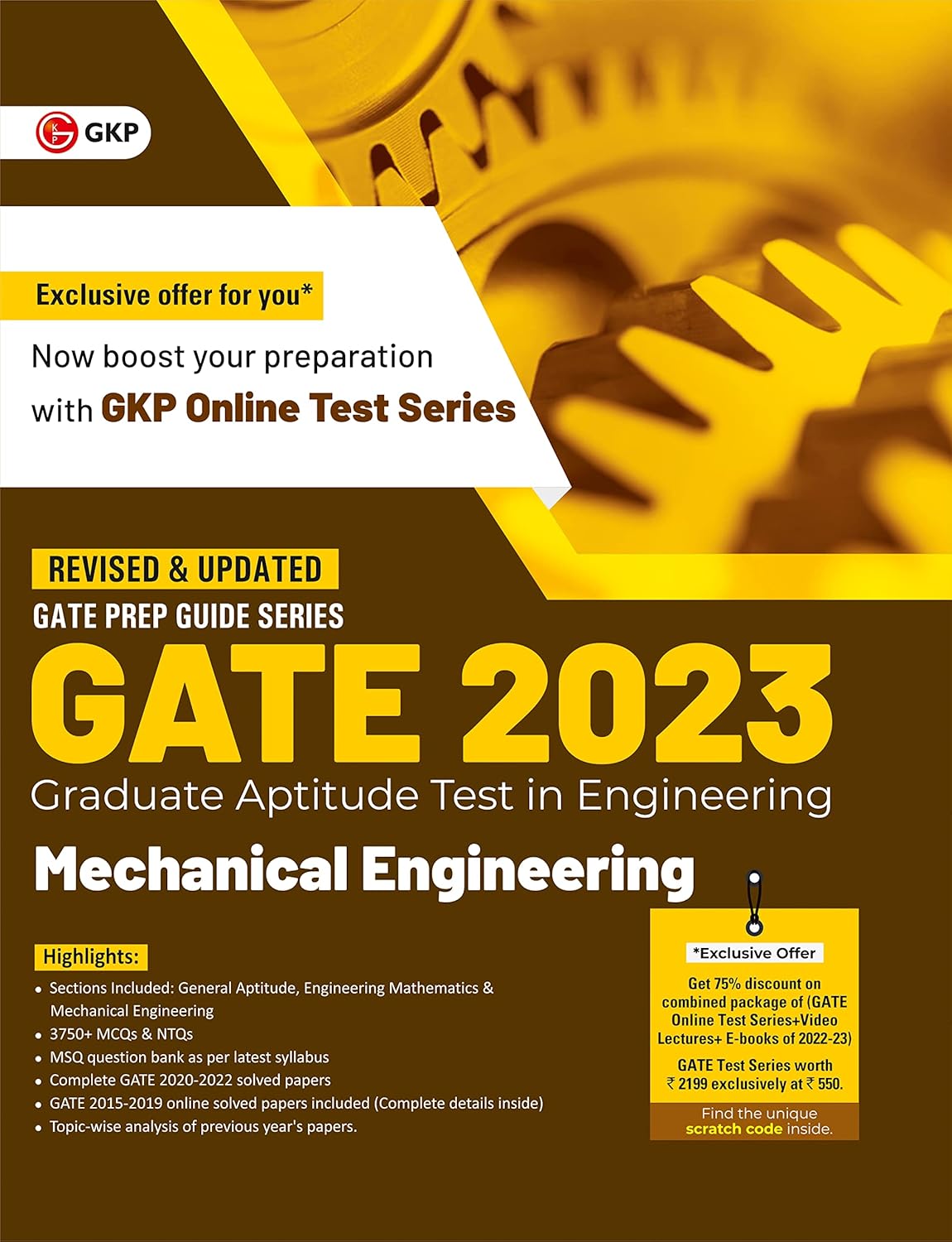 GATE 2023 : Mechanical Engineering - Guide By GKP: G.K. Publication: 9789394168220: Amazon.com ...