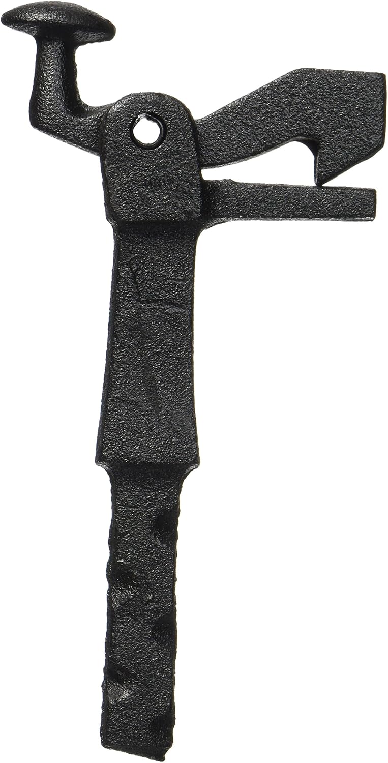 Gate Holder Door Stop Floor Assembly Size 1 Malleable Cast Iron Black ...