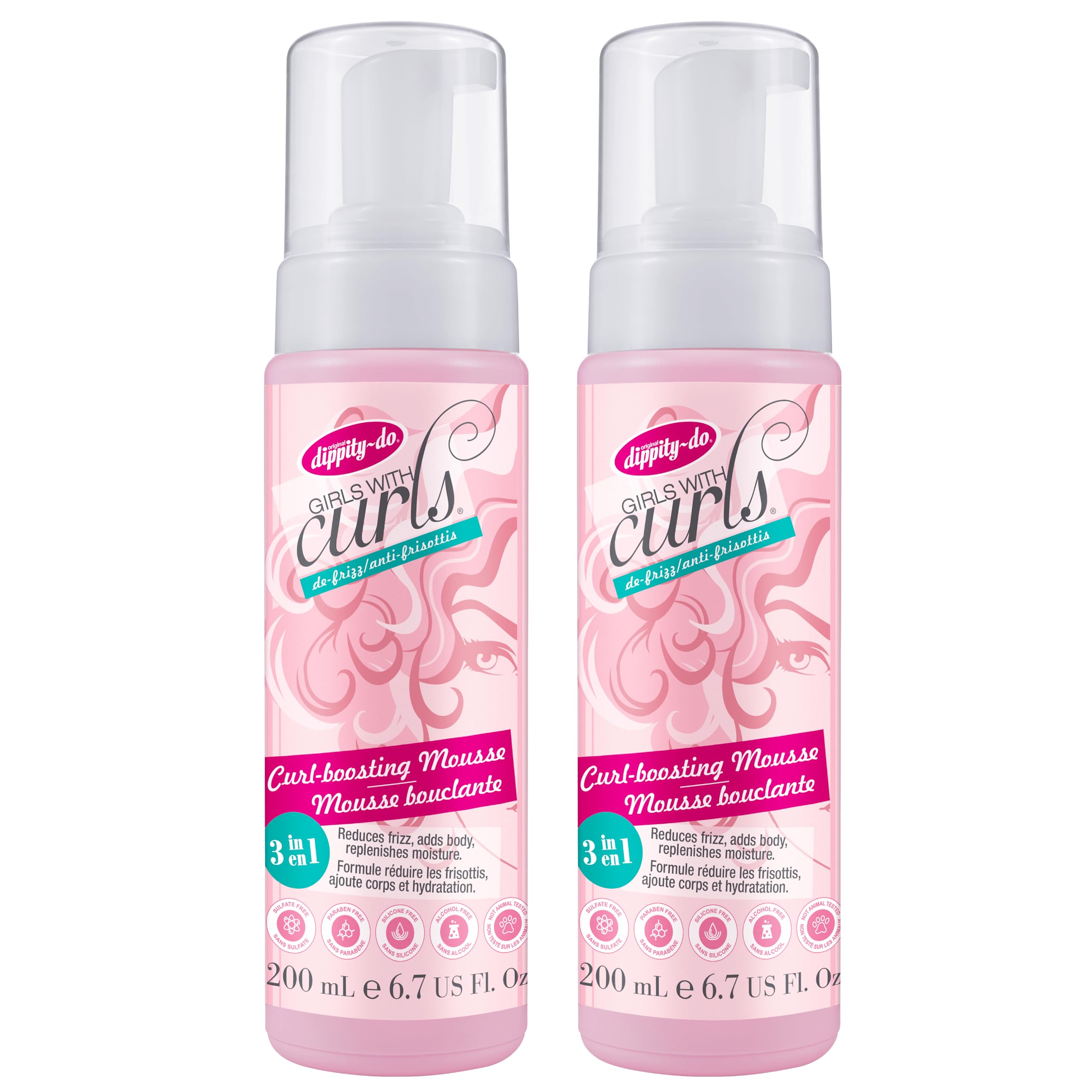 Amazon.com: Dippity Do Girls with Curls Curl Enhancing Mousse ...