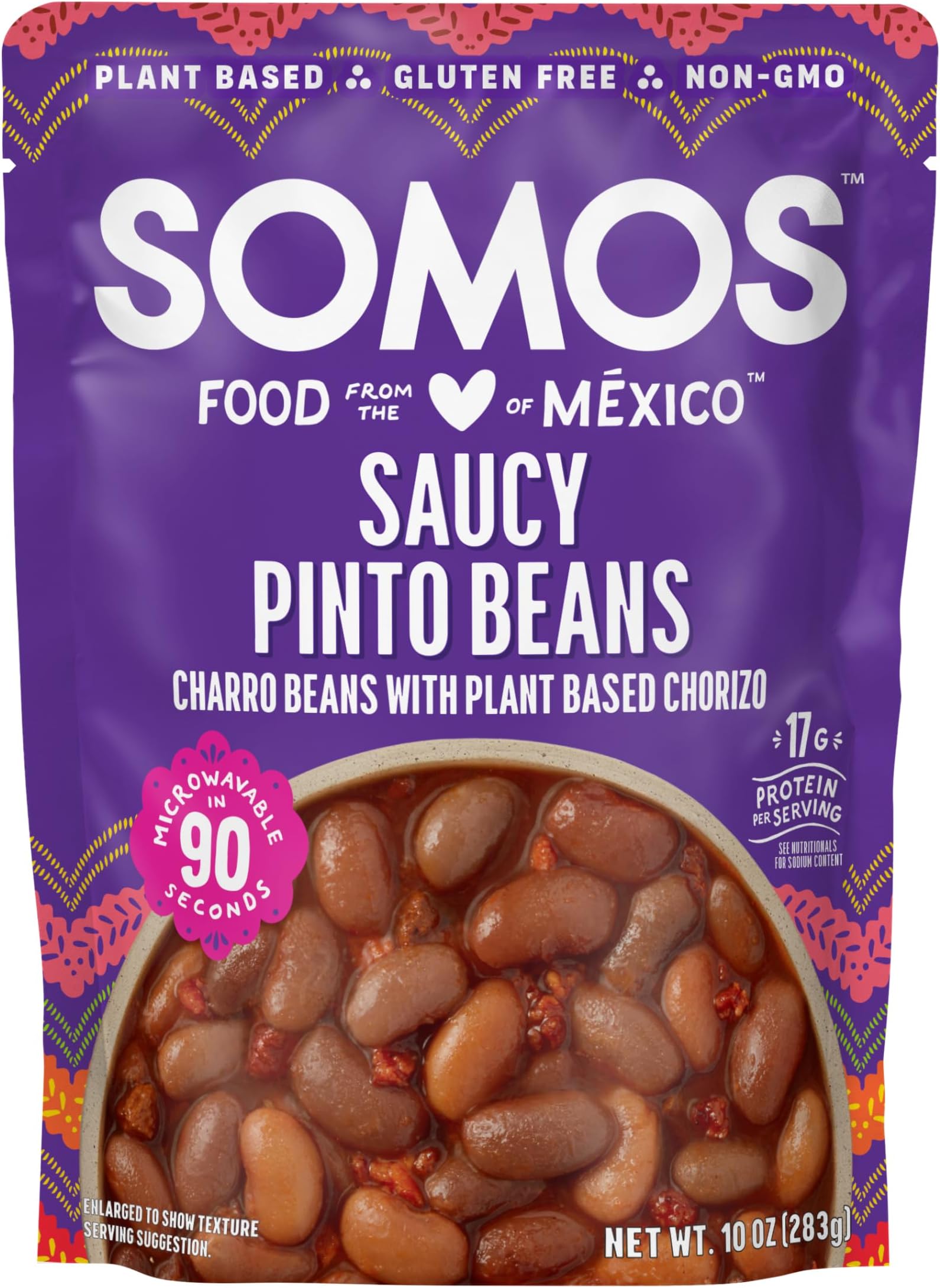 Amazon.com : SOMOS Saucy Pinto Beans, 10 OZ : Grocery & Gourmet Food