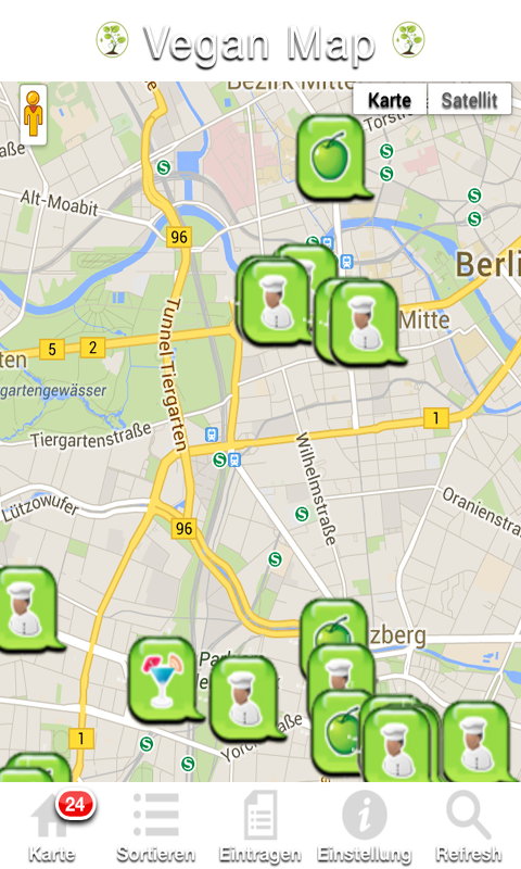 Vegan Map:Amazon.co.uk:Appstore for Android