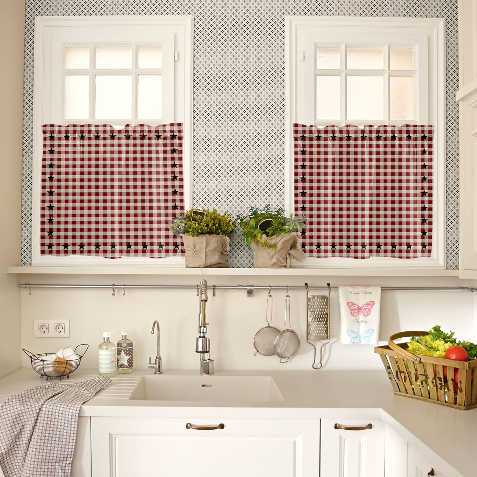 Country Cottage Kitchen Curtains