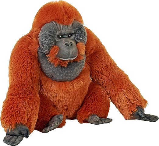 Amazon.com: Wild Republic Artist Collection Eco Orangutan Male, Stuffed ...