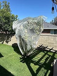 Amazon.com : Homoda Fruit Tree Netting Cover with Zipper and Drawstring, 10ft x 9.5ft Insect ...