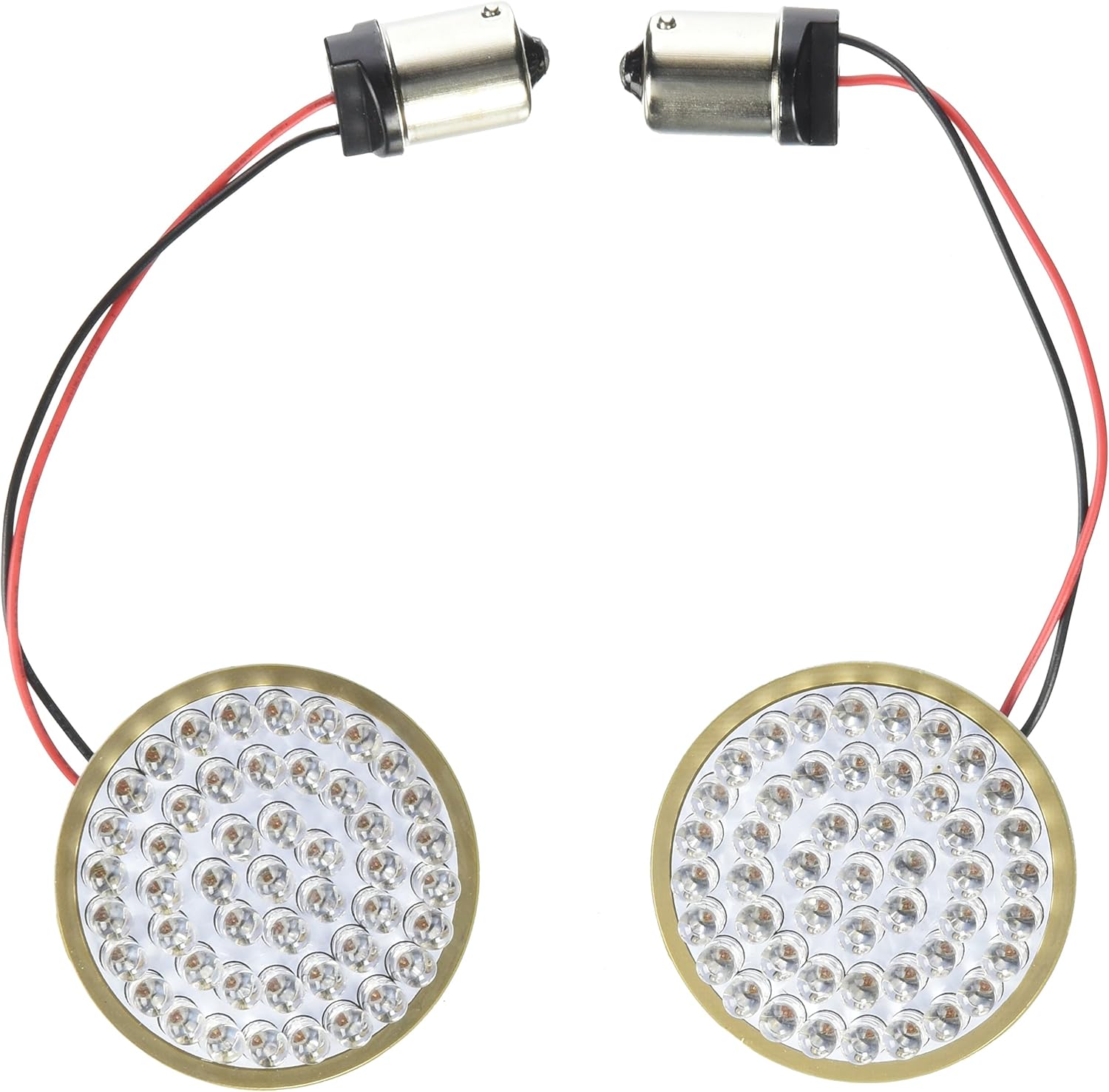 Amazon.com: GEN-200-R-1156™ Red 1156 Rear Bullet-Style H-D™ LED Inserts ...