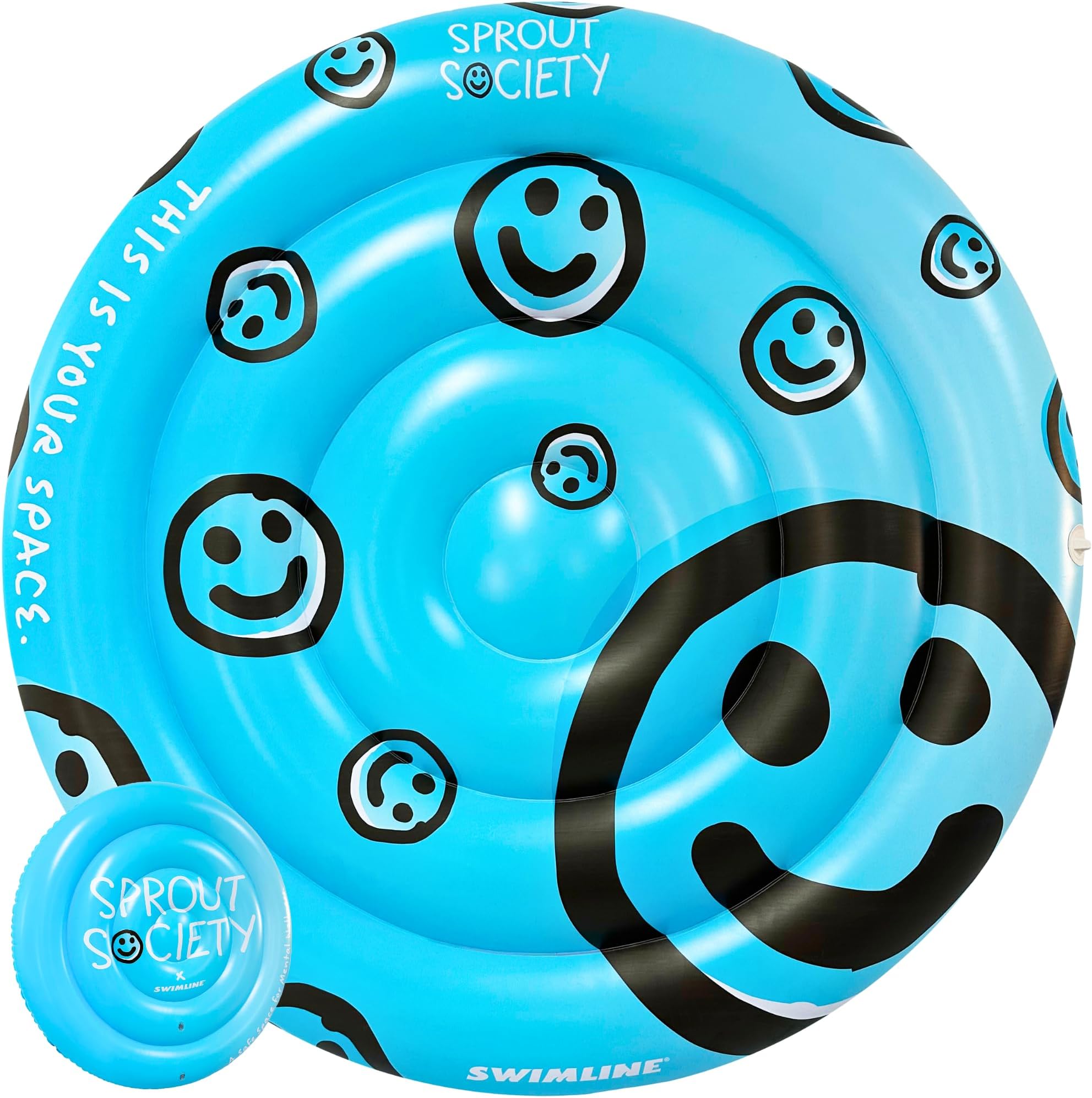 Amazon.com: Swimline Seashell Island Extra Large Swimming Pool Float ...