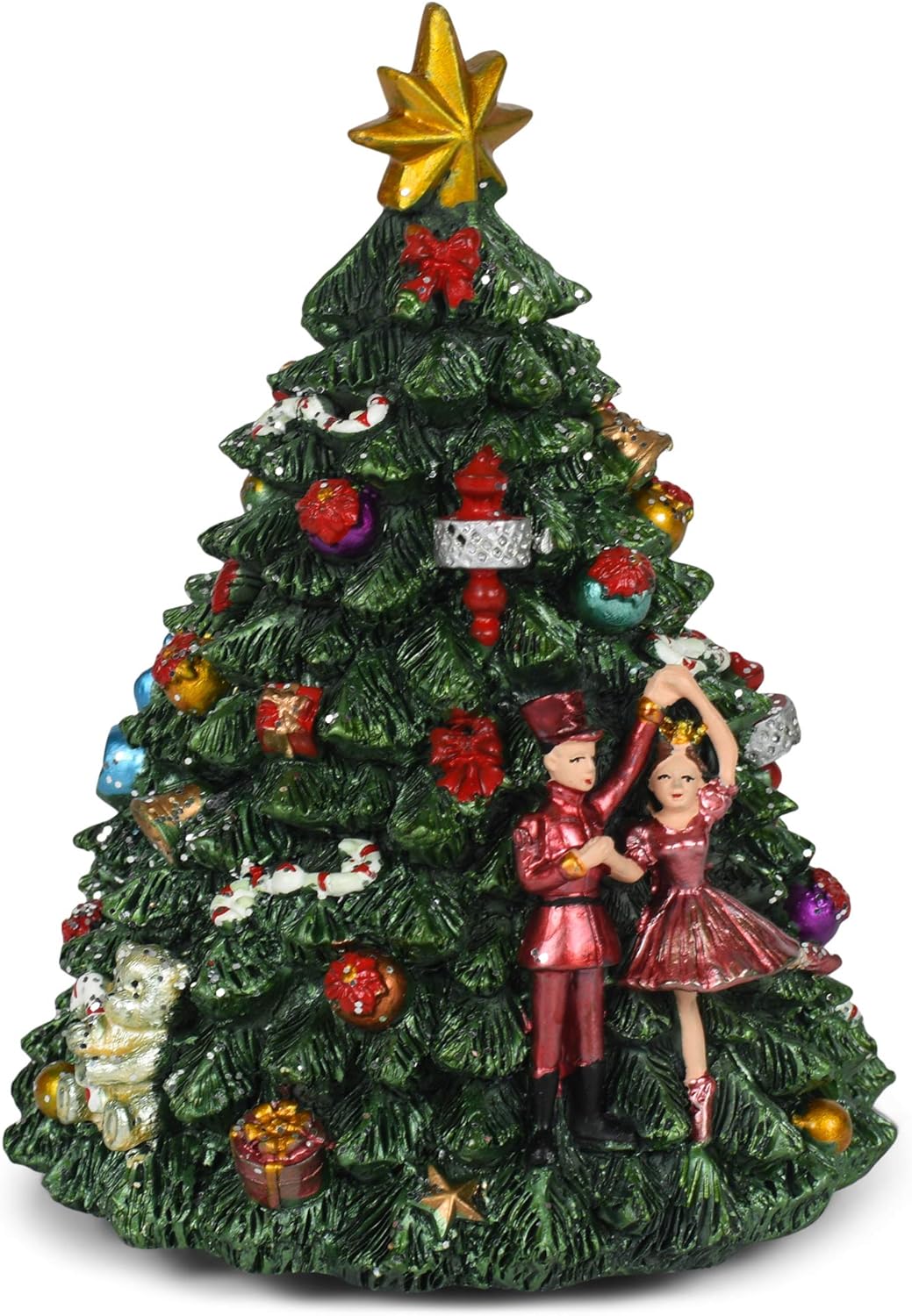 Amazon.com: Raz 4071353 Animated Musical Nutcracker Ballet Tree, 6.25 ...