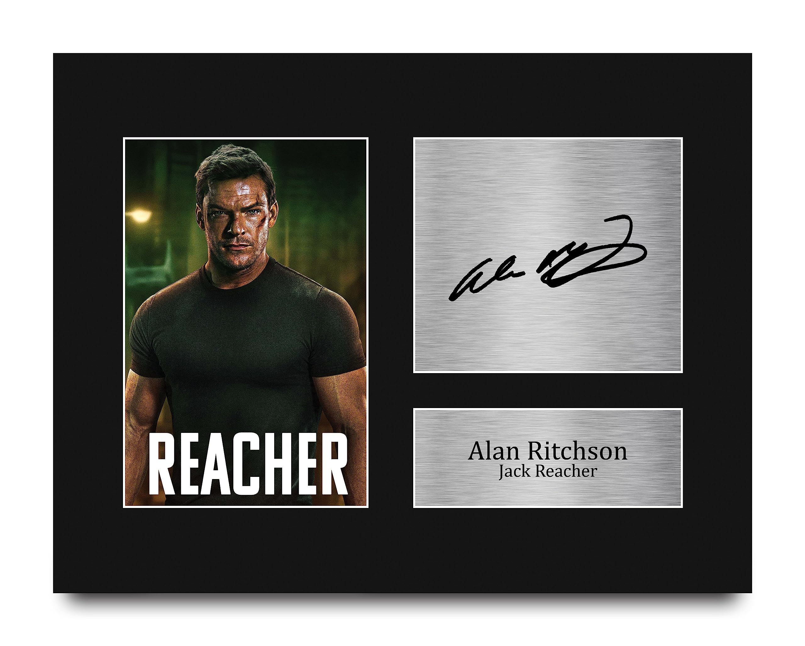 Amazon.com: HWC Trading Alan Ritchson Jack Reacher Gifts Printed Signed ...