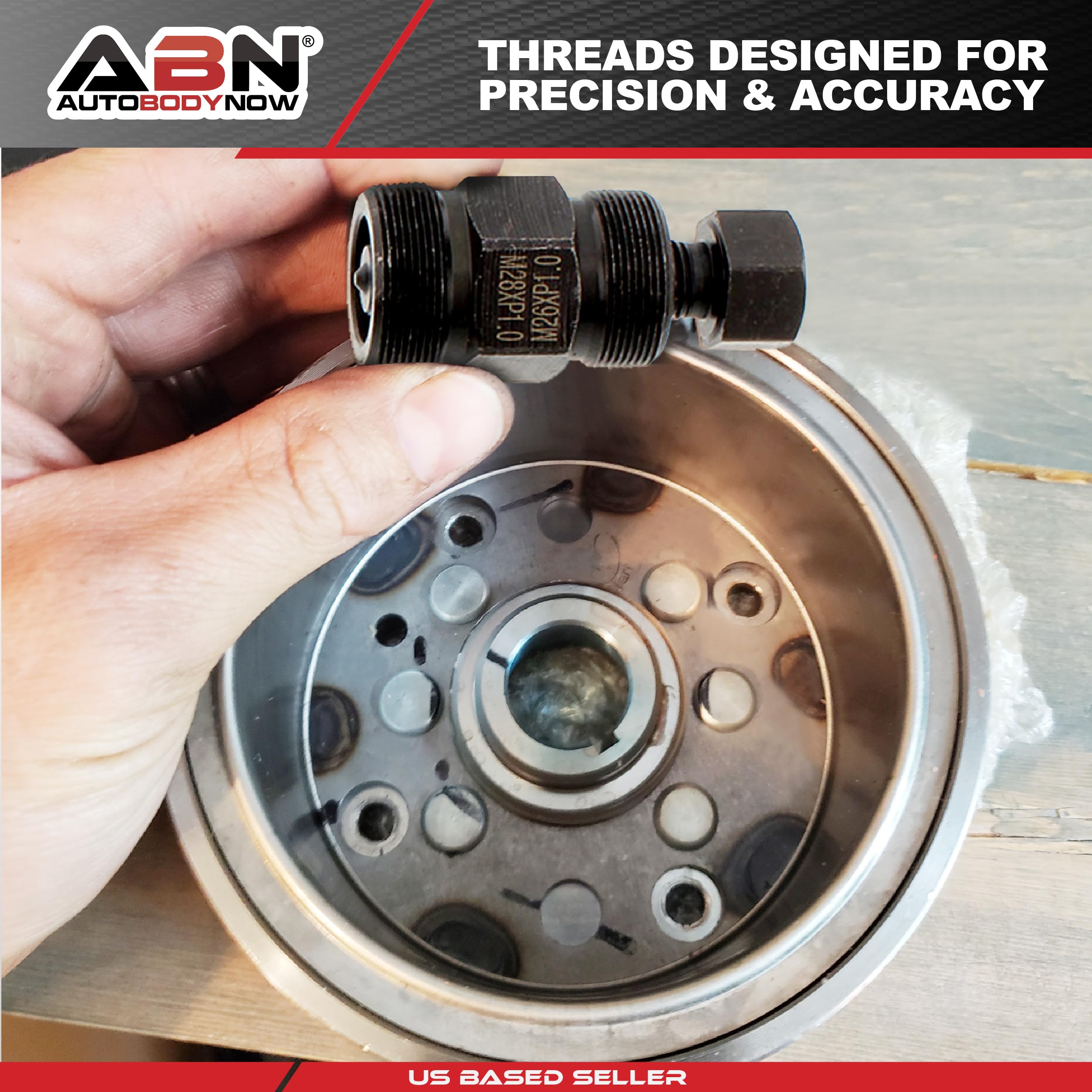 Snapklik.com : ABN Fly Wheel Puller Motorcycle Flywheel Puller Set ...