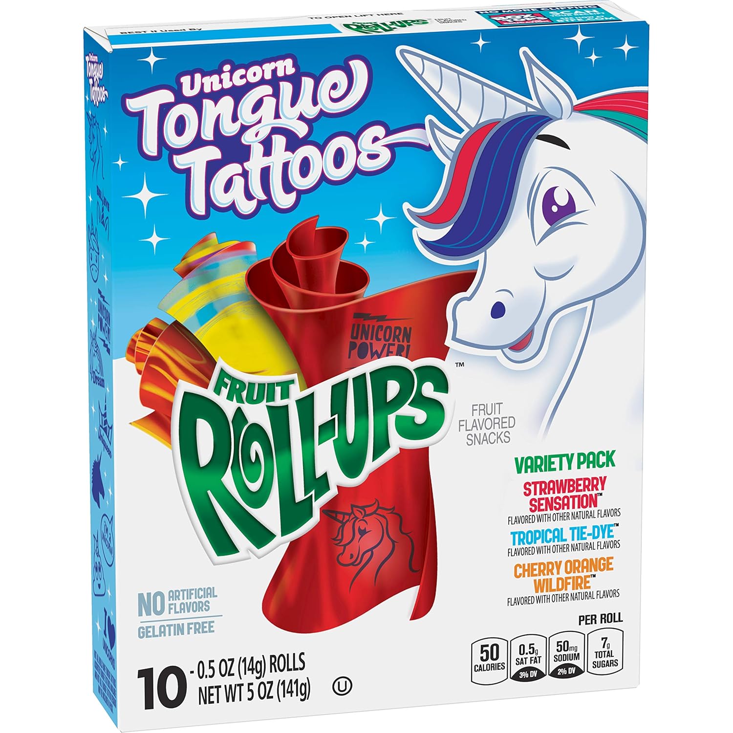 Amazon.com : Betty Crocker Fruit Snacks, Fruit Roll-Ups, Variety Snack ...