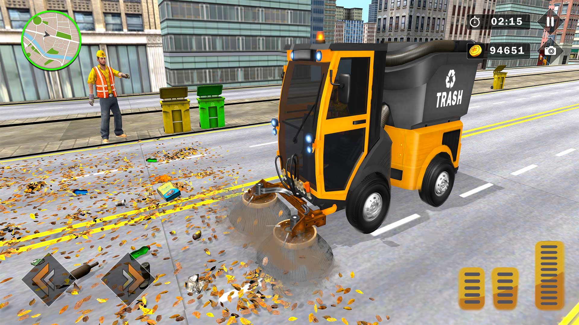 Garbage Trash Truck Simulator: Dumper Truck Junk Cleaner Game: City ...