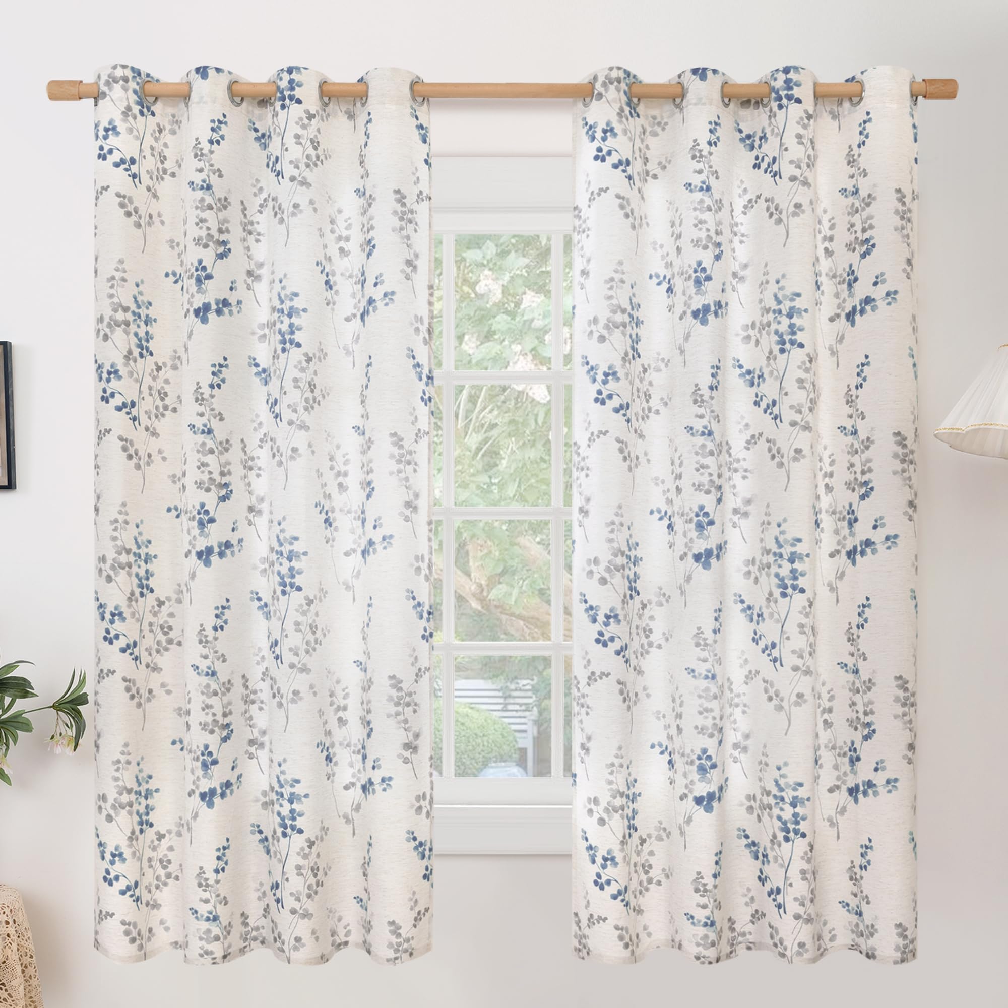Amazon.com: MYSKY HOME Bedroom Curtains 2 Panel Sets Thermal Insulated ...