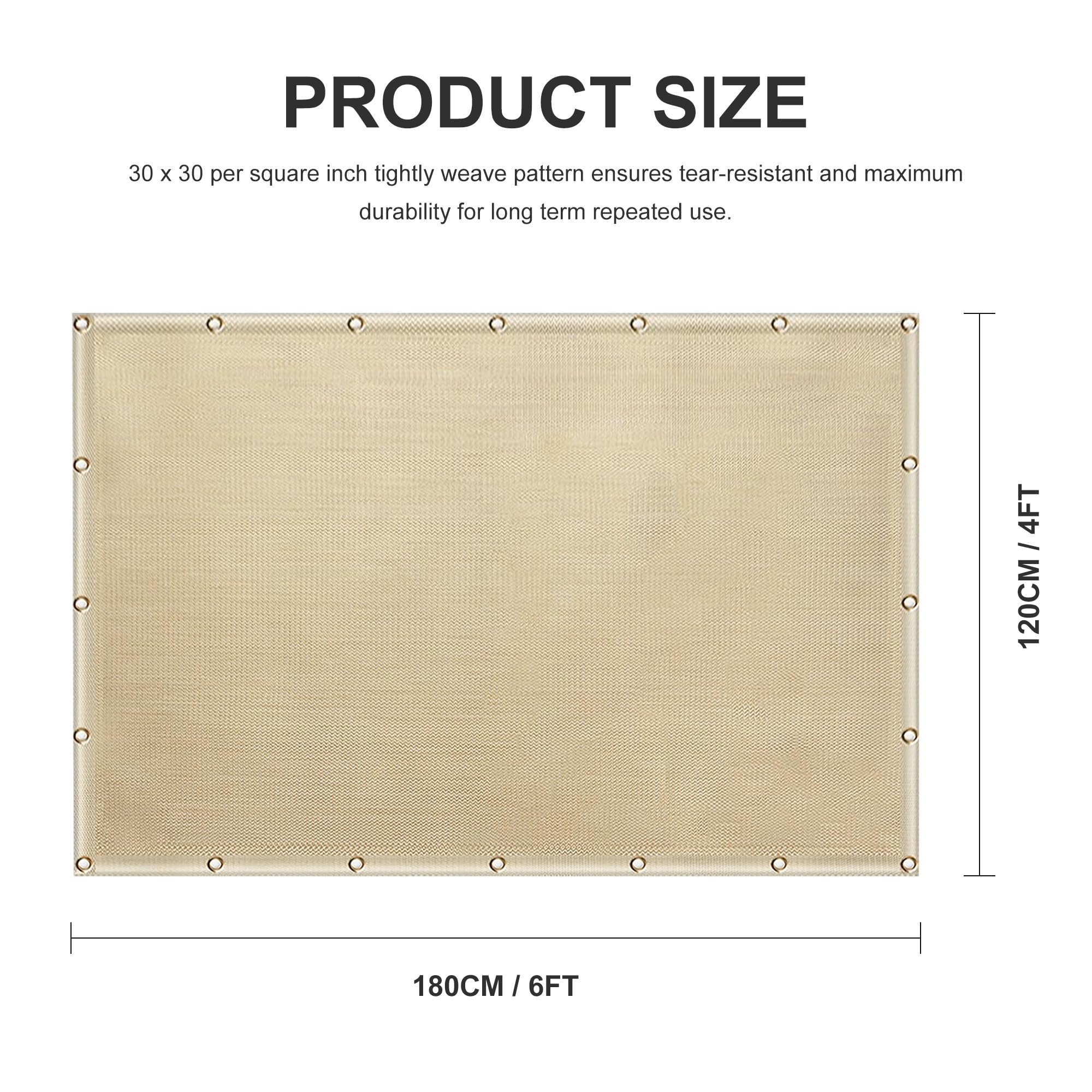 Snapklik.com : 4 Feet X 6 Feet Welding Blanket Fire Flame Retardant ...