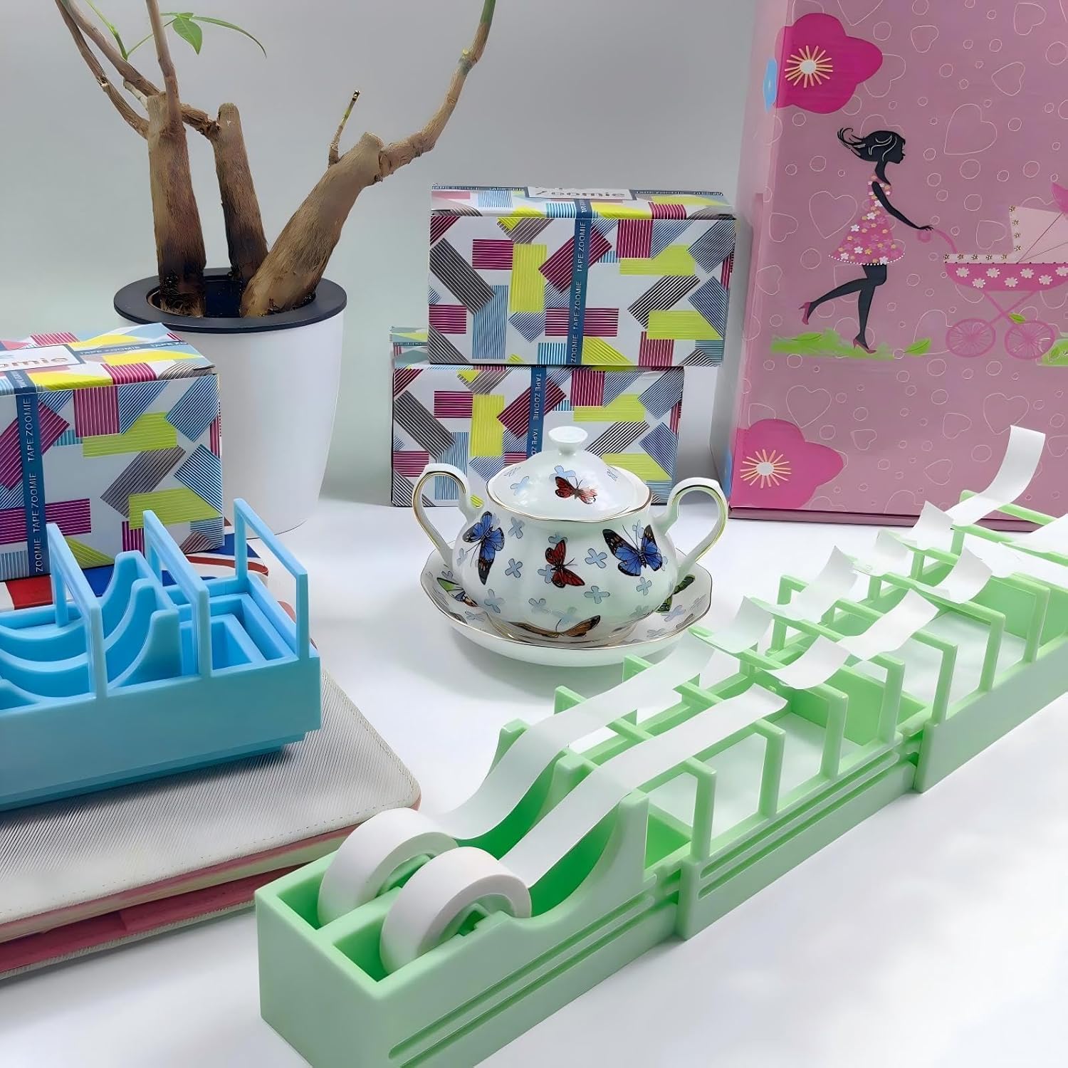 Amazon.com: QUMFIXPU Craft Assistant - Fun & Efficient Tape Dispenser ...