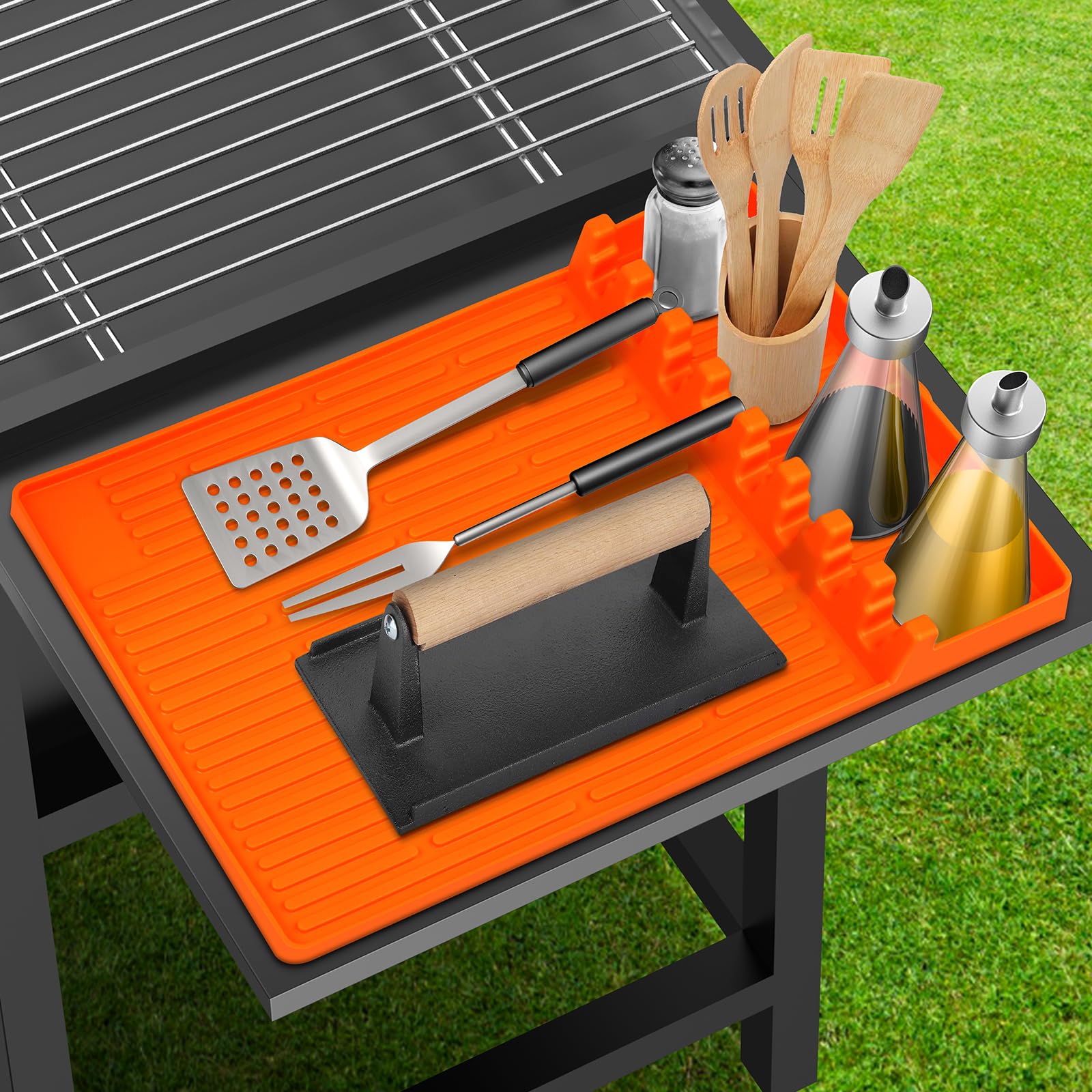 Amazon.com: Blackstone Silicone Mat for BBQ Grill, Heat-resistant ...