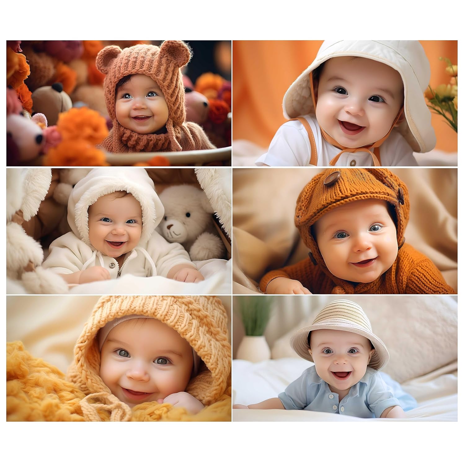 Meribah- Baby Poster For Pregnant Women(Set of 6), Self-adhesive Baby ...