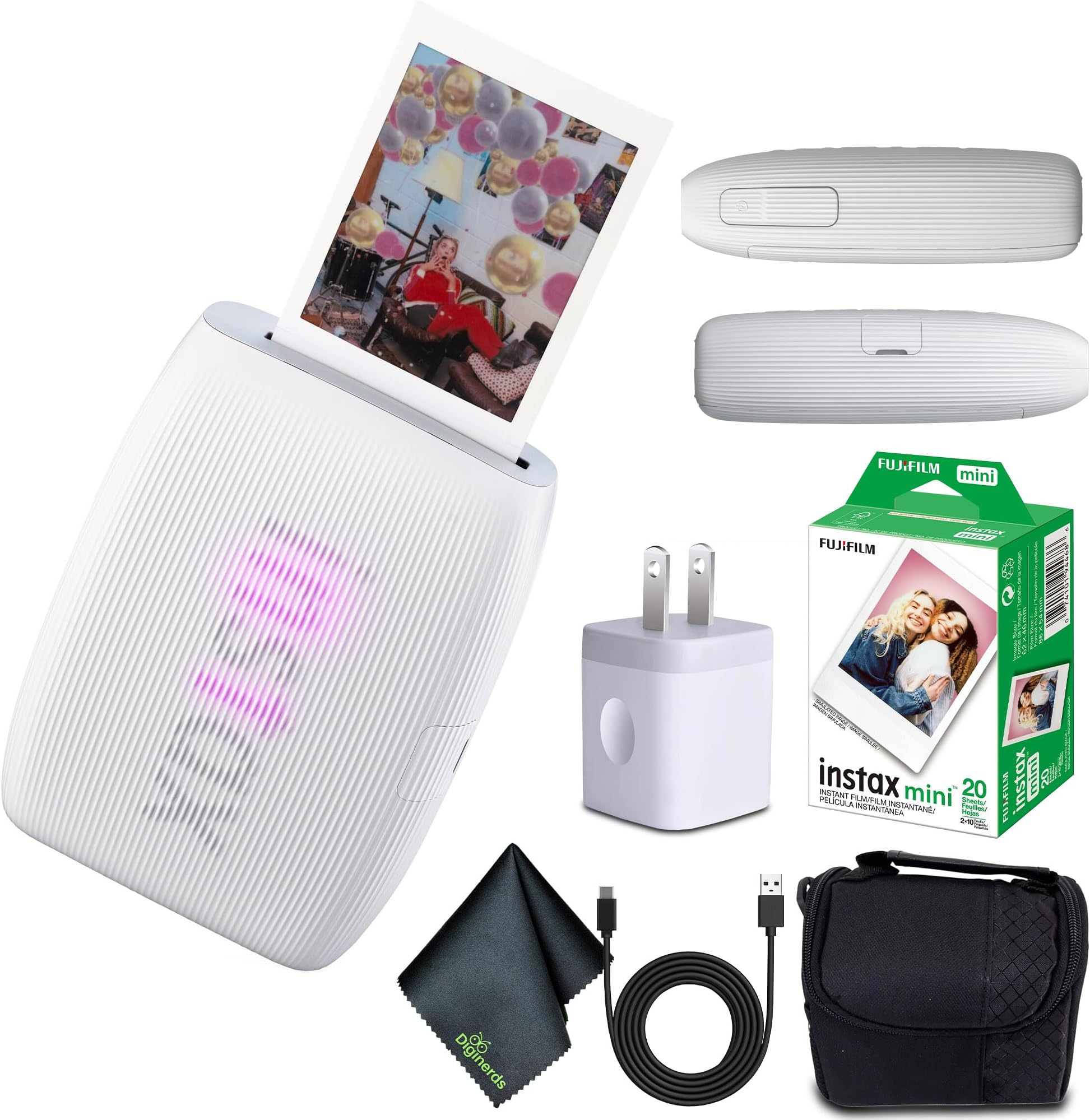 Amazon.com: Fujifilm INSTAX Mini Link 3 Smartphone Printer (Clay White ...