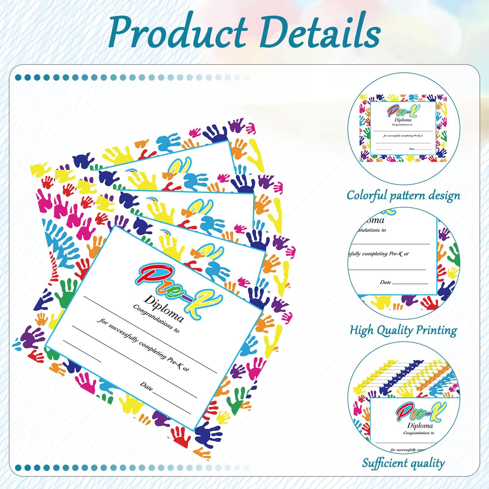 Pre K Promotion Program Template Preschool Graduation Sign, Banner,